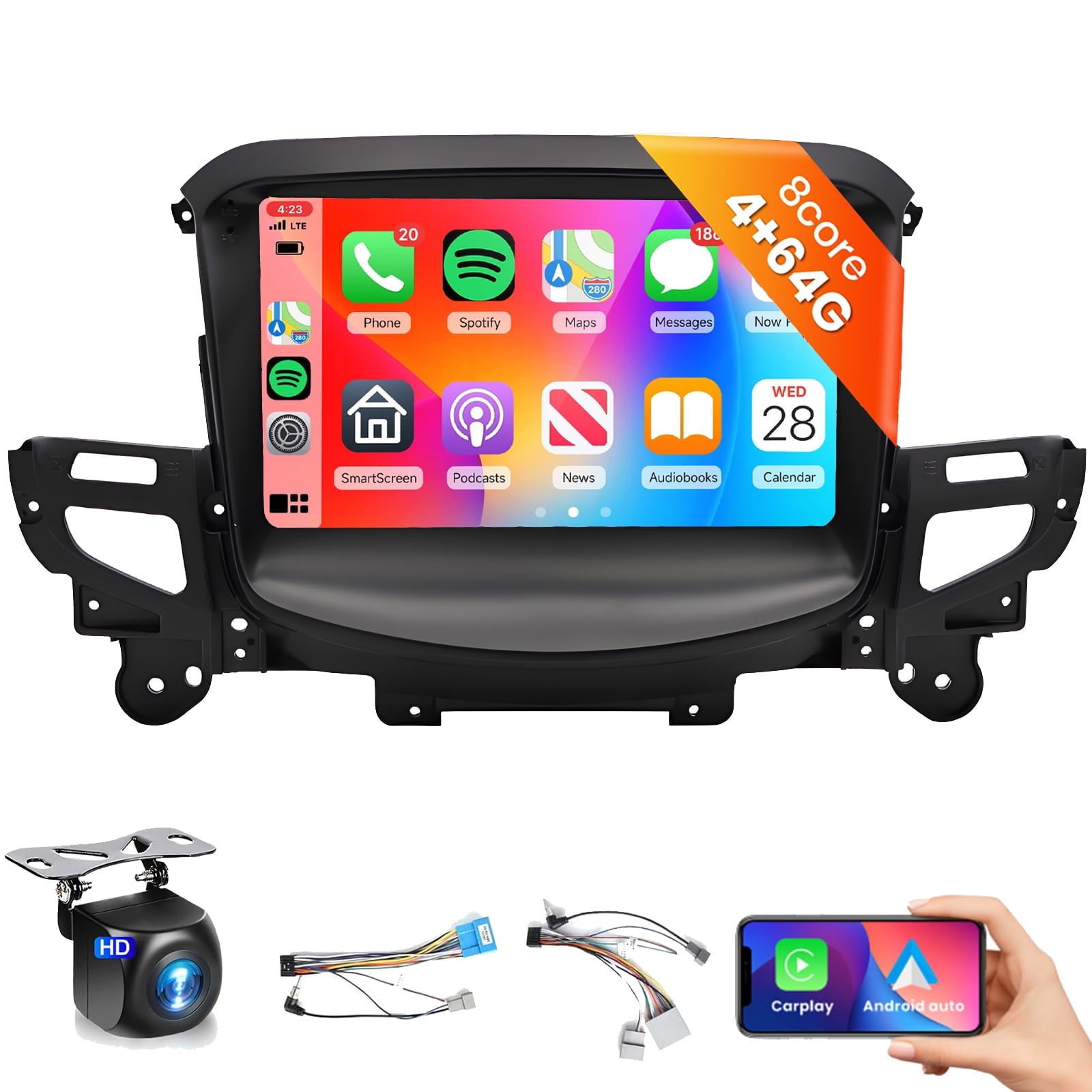 Gsuatey 8 Core 4G+64G Car Stereo for Chevy Chevrolet Caprice PPV 2014 ...