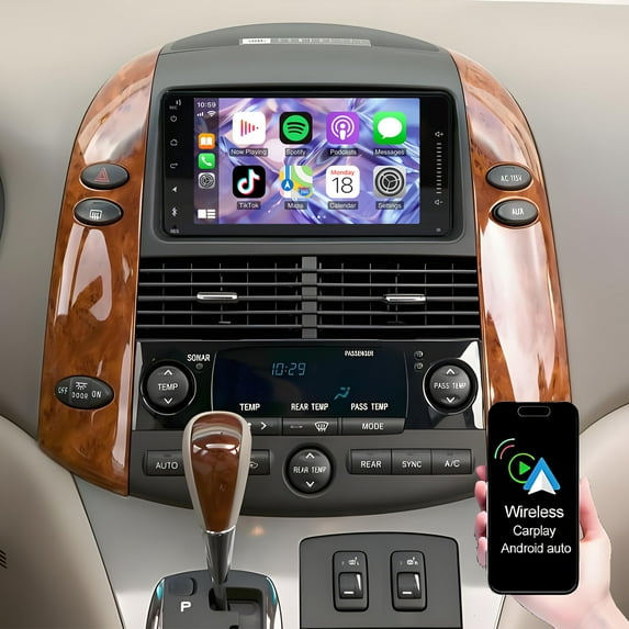 Gsuatey Android 13 Car Stereo for Toyota Sienna 2004-2010 with Wireless ...