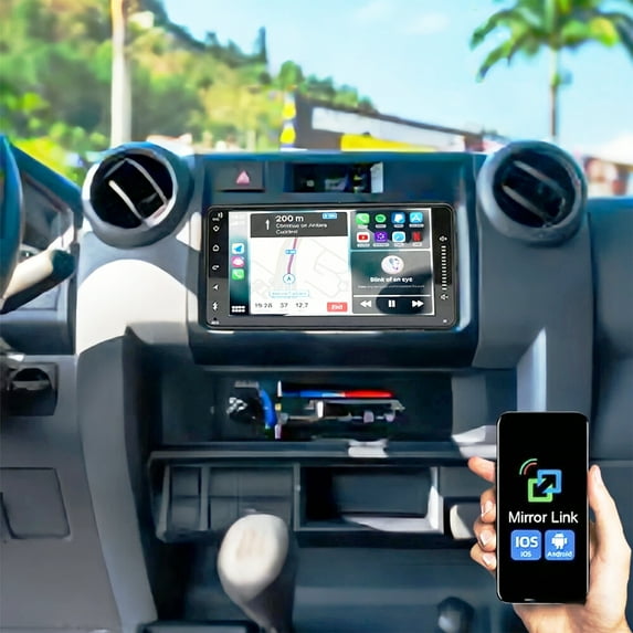 Gsuatey Car Radio for Toyota Landcruiser 79-Series 1983-2024, 7 Inch ...