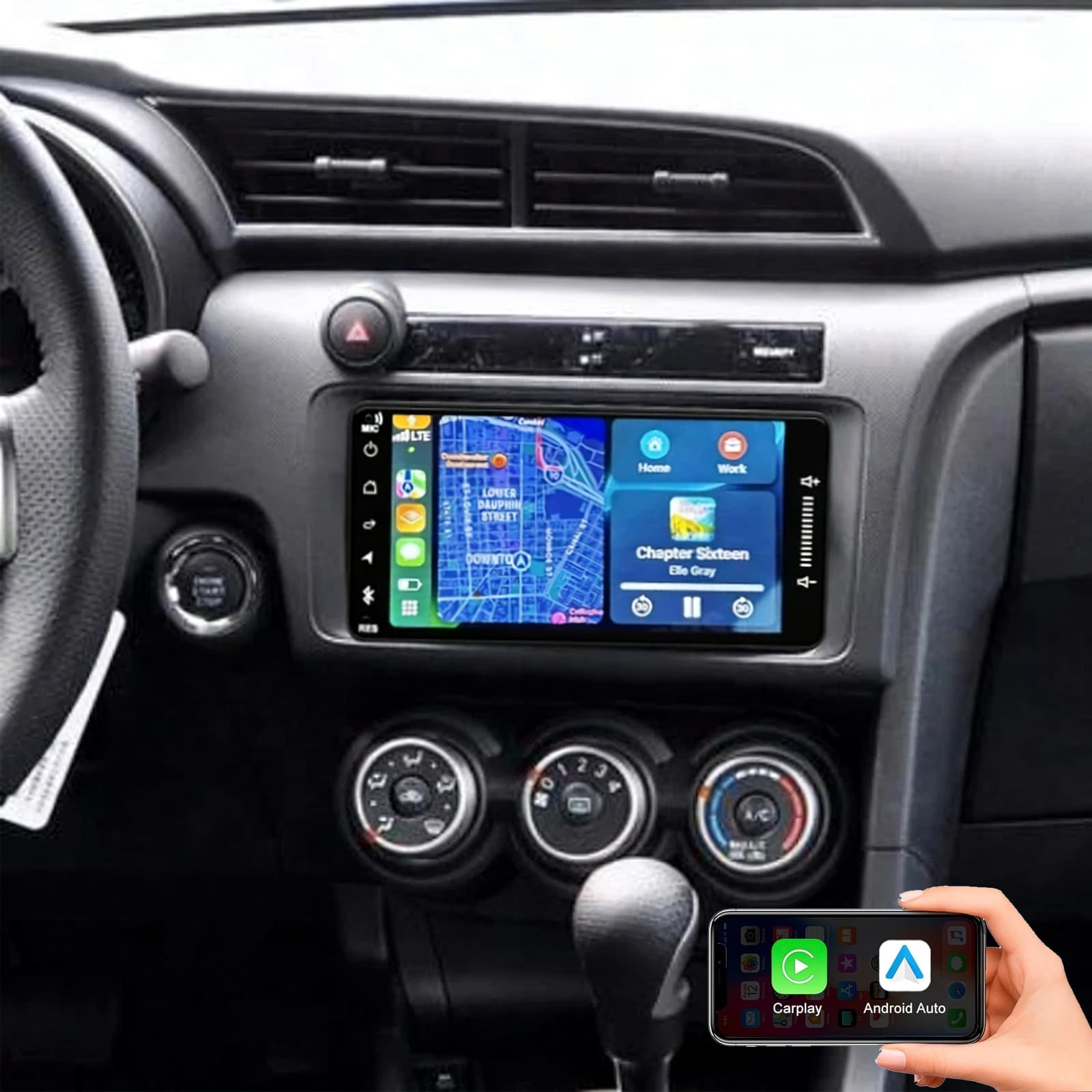 Gsuatey Car Radio for Toyota Scion tC 2011-2016 with Wireless Carplay ...