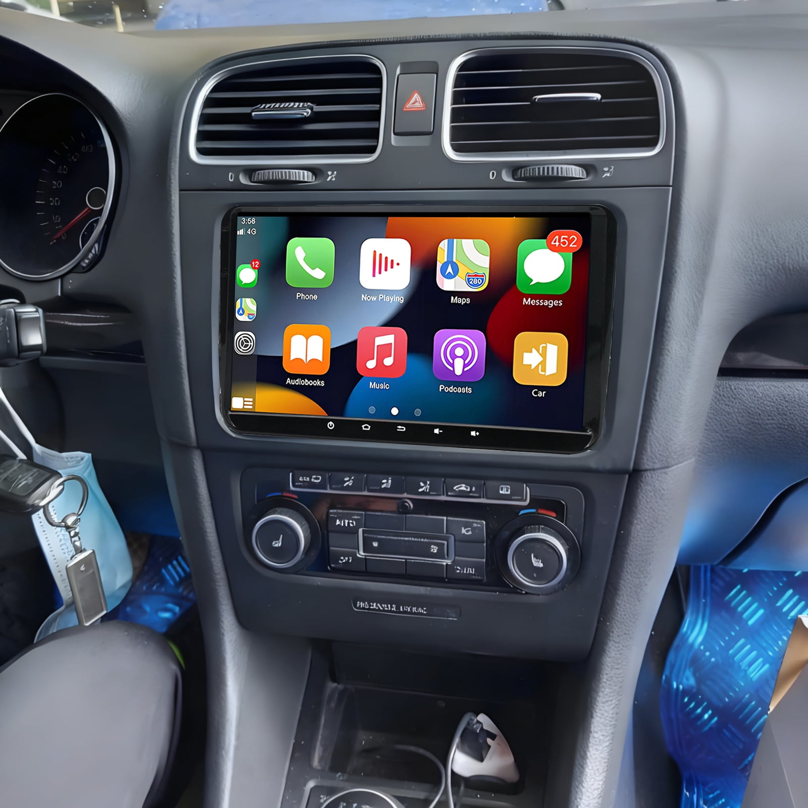 Gsuatey Car Radio for Volkswagen Golf MK6 2009-2012, 7” Touch Screen ...