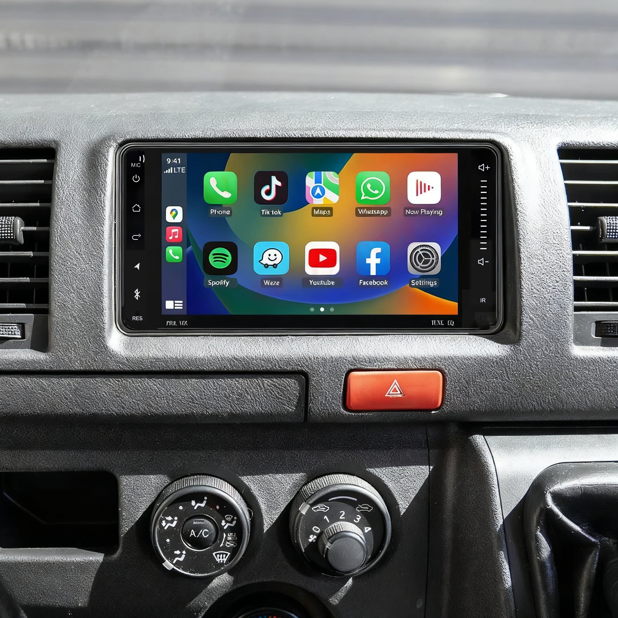 Gsuatey Car Radio for Toyota Hiace 2004-2019 with Wireless Carplay ...