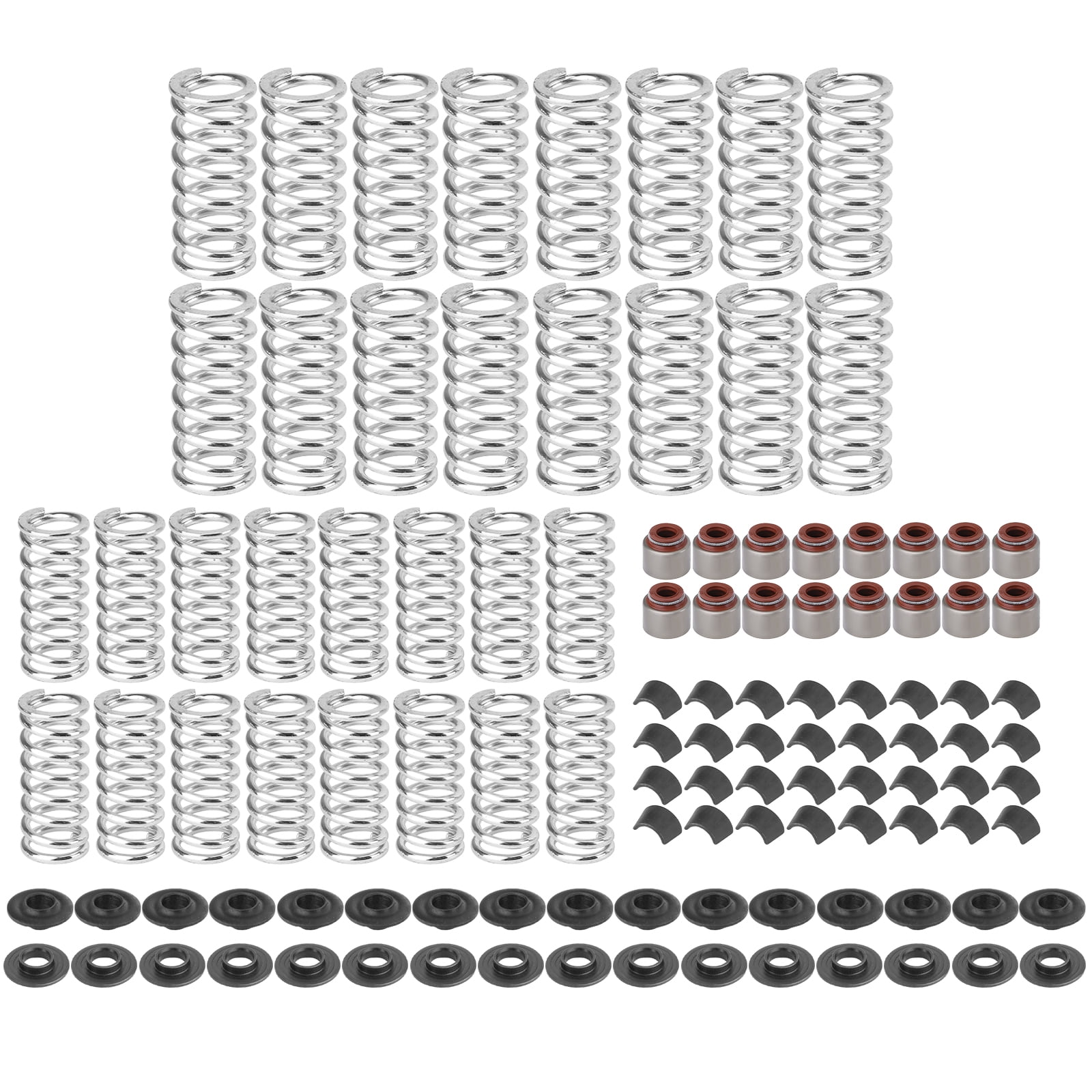 Gsuatey Platinum Dual Valve Spring Kit with Retainers Steel For LS 4.8 ...