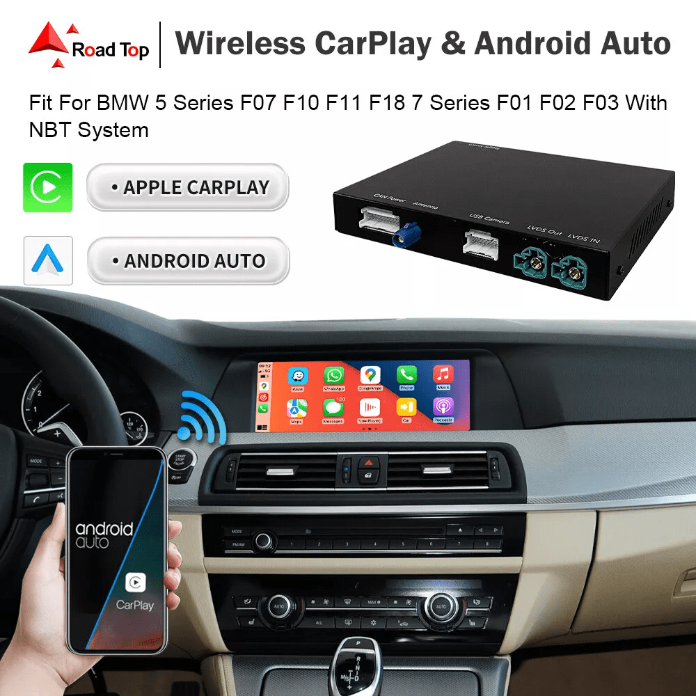 Gsuatey Wireless Carplay Retrofit Kit Decoder for BMW 1/2/3/4 Series ...