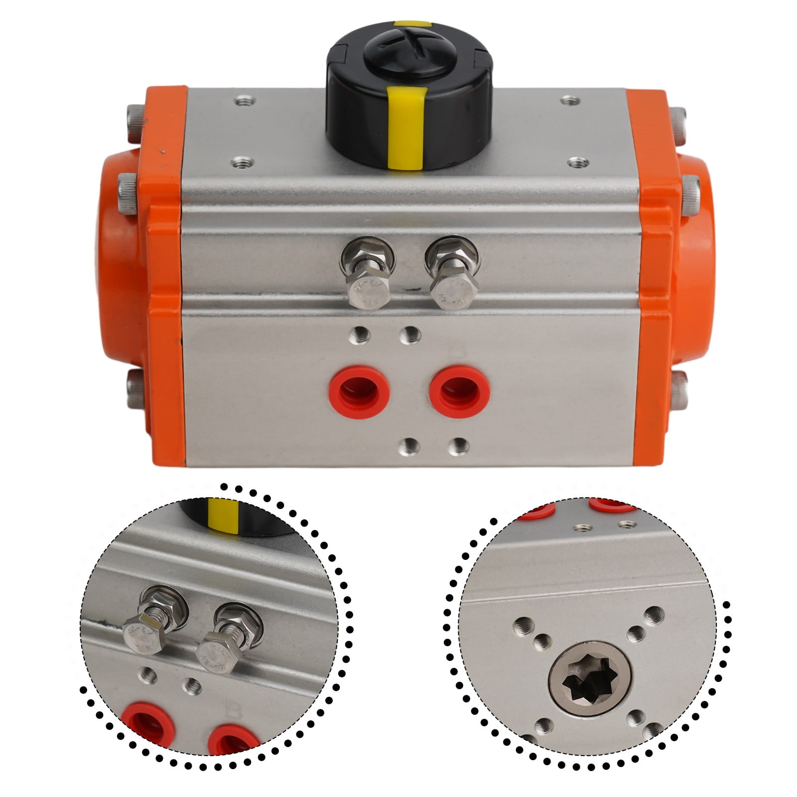 Gt/At Rotation Angle 90° Pneumatic Ball Valve Double Acting Pneumatic ...