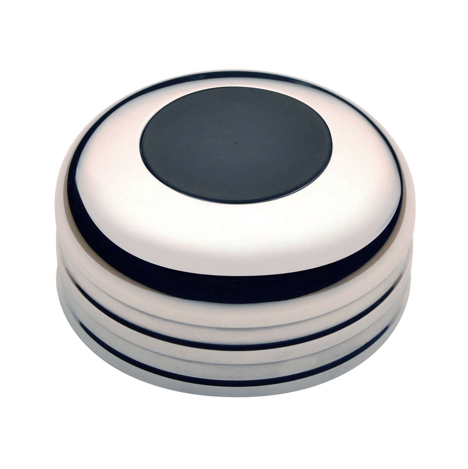 GT Performance Products GT3 Horn Button Plain Black Center Polished P/N ...