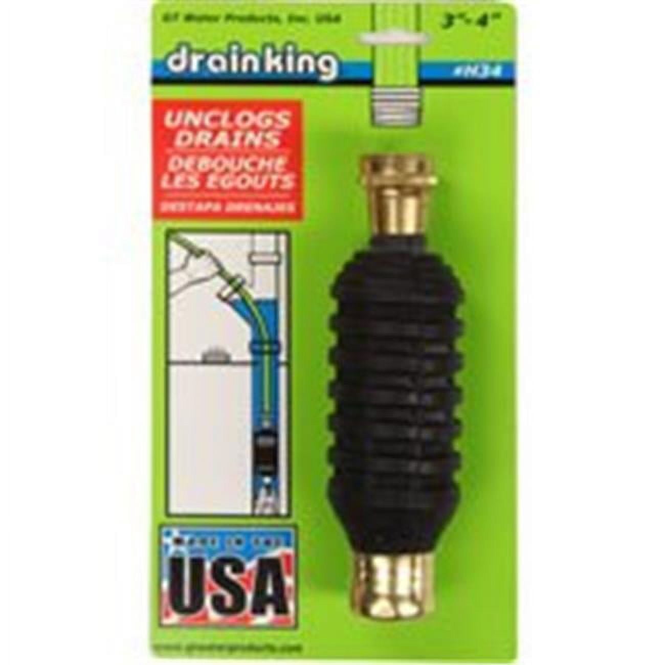 Gt Water Products H34 Drain Open&Cleaner- 0.75 In. - Walmart.com