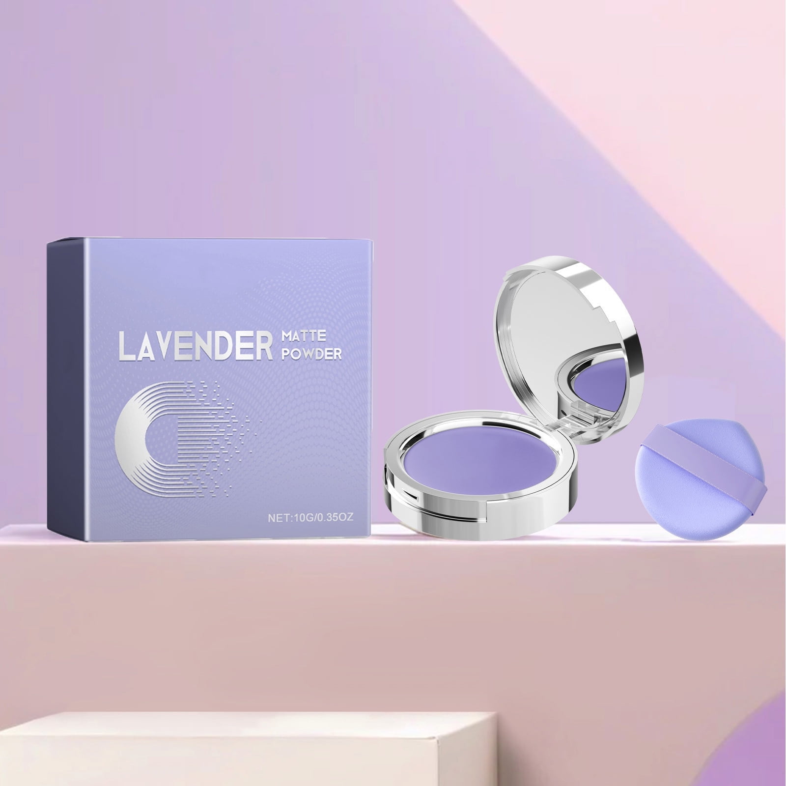 Gtalmp Chillab Lavender Matte Pressed Setting Face Compact, Oil Control ...