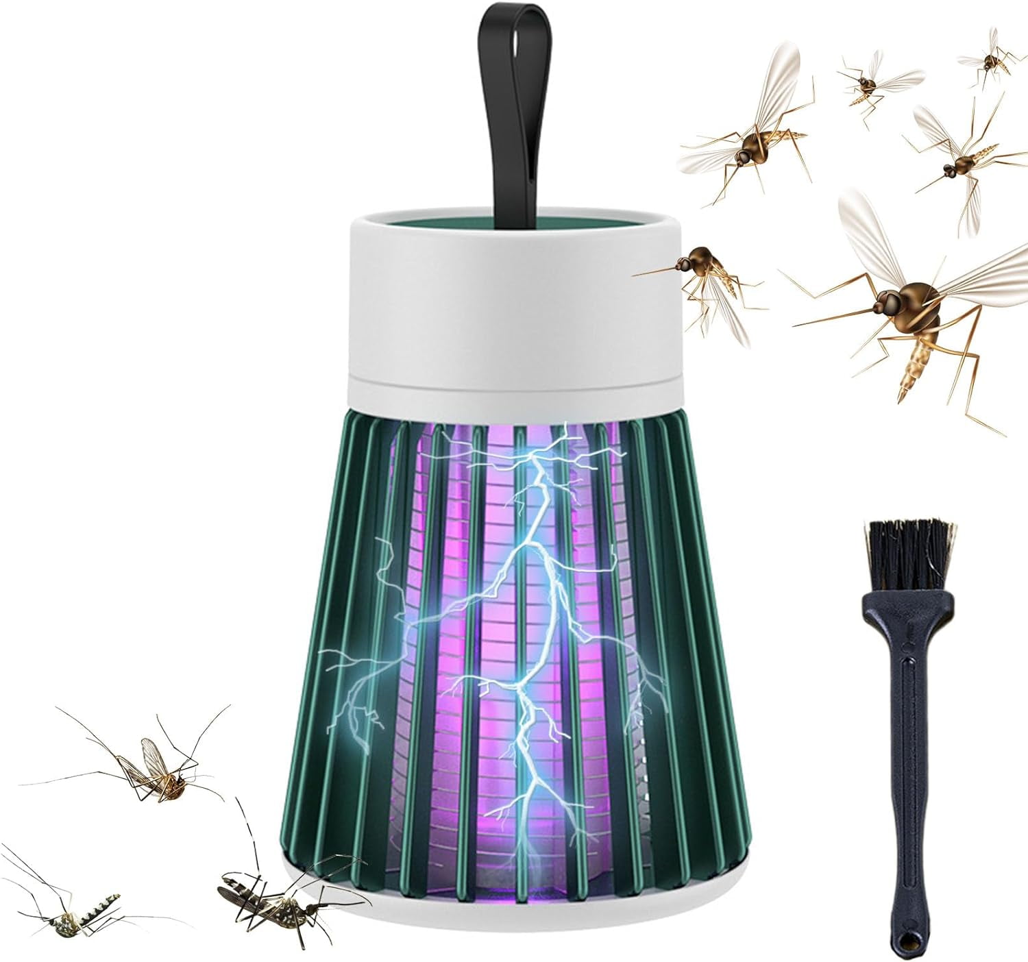 Gtalmp Mozzguard Mosquito Zapper, Solar & USB Rechargeable, Indoor ...