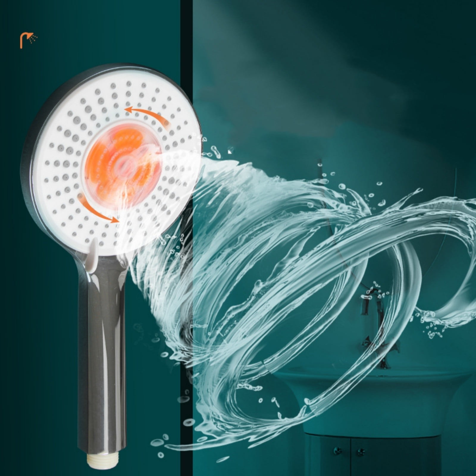 Gtalmp Shower Head with Handheld,Shower Head High Pressure 3 Modes ...