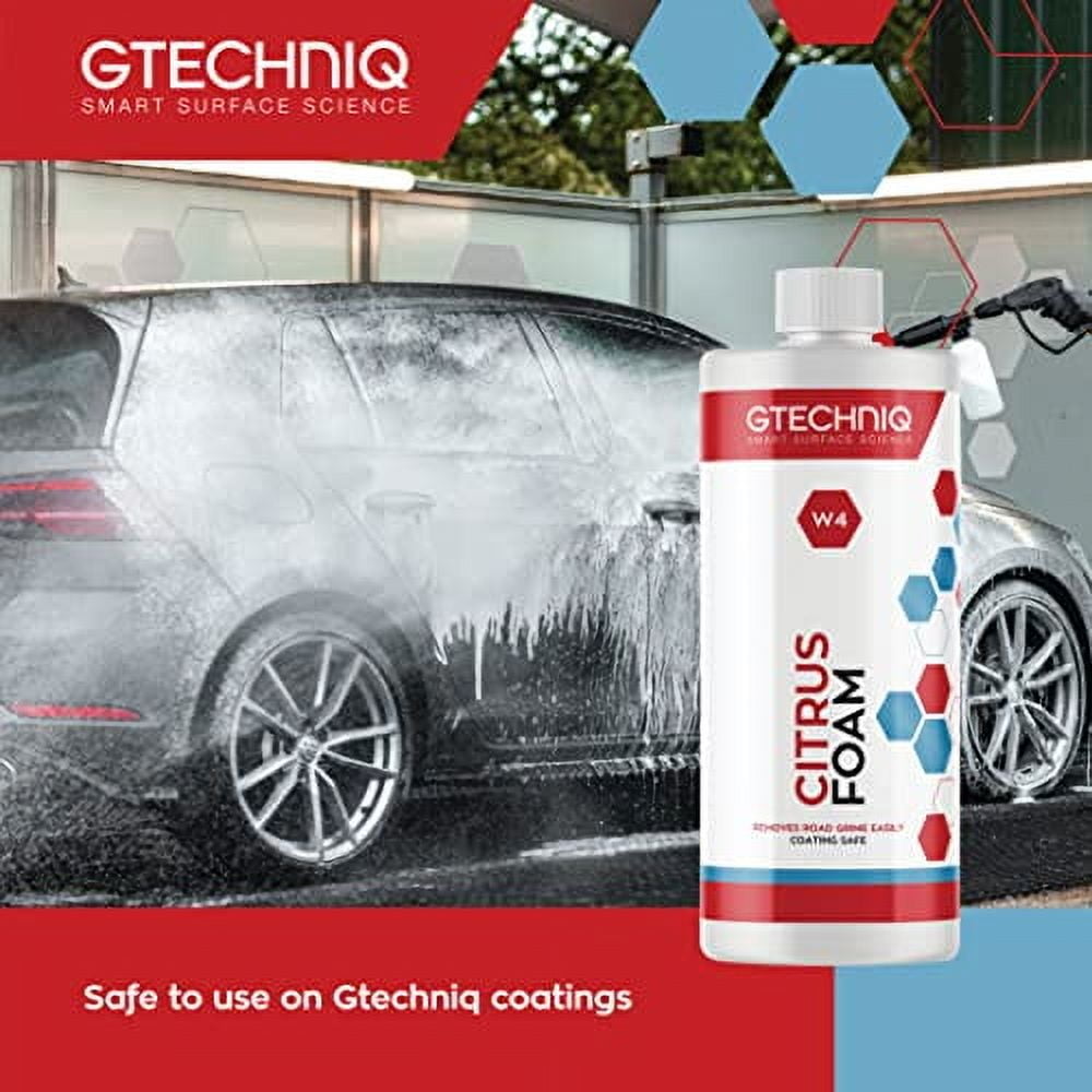 Gtechniq - W4 Citrus Foam - High Content Foaming Agent, Removes Dirt ...