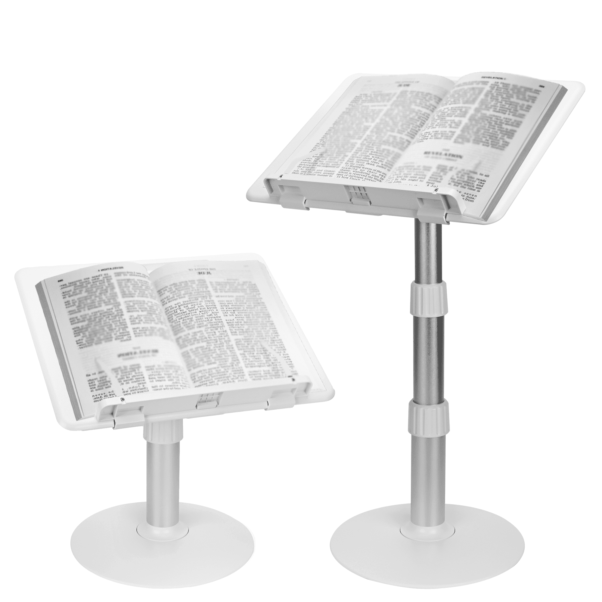 Gtouse Adjustable Book Stand, Portable Reading Holder for Table Floor ...
