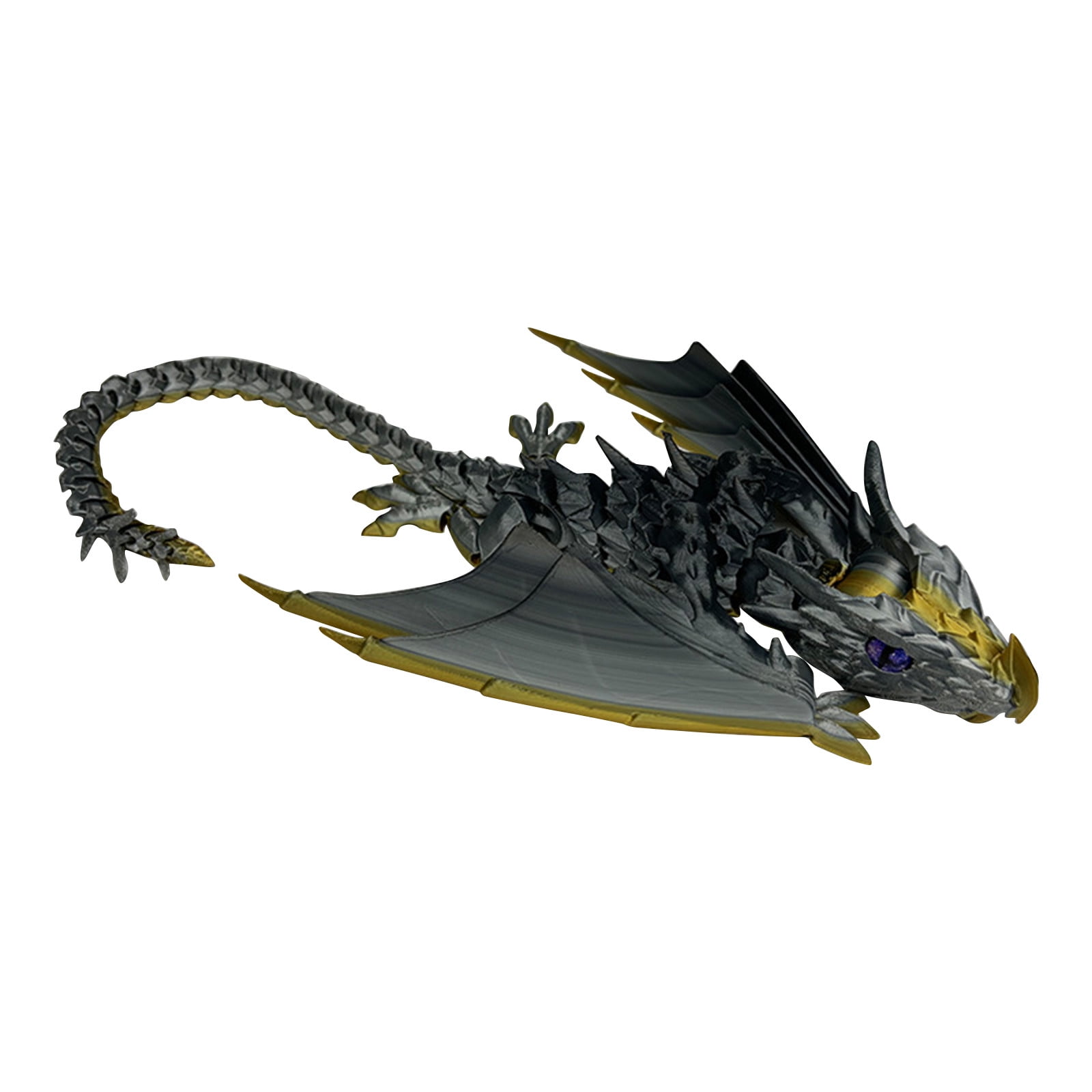 GuFamilya 3D Printed Dragon with Wings,Articulated Winged Fidget Toy ...