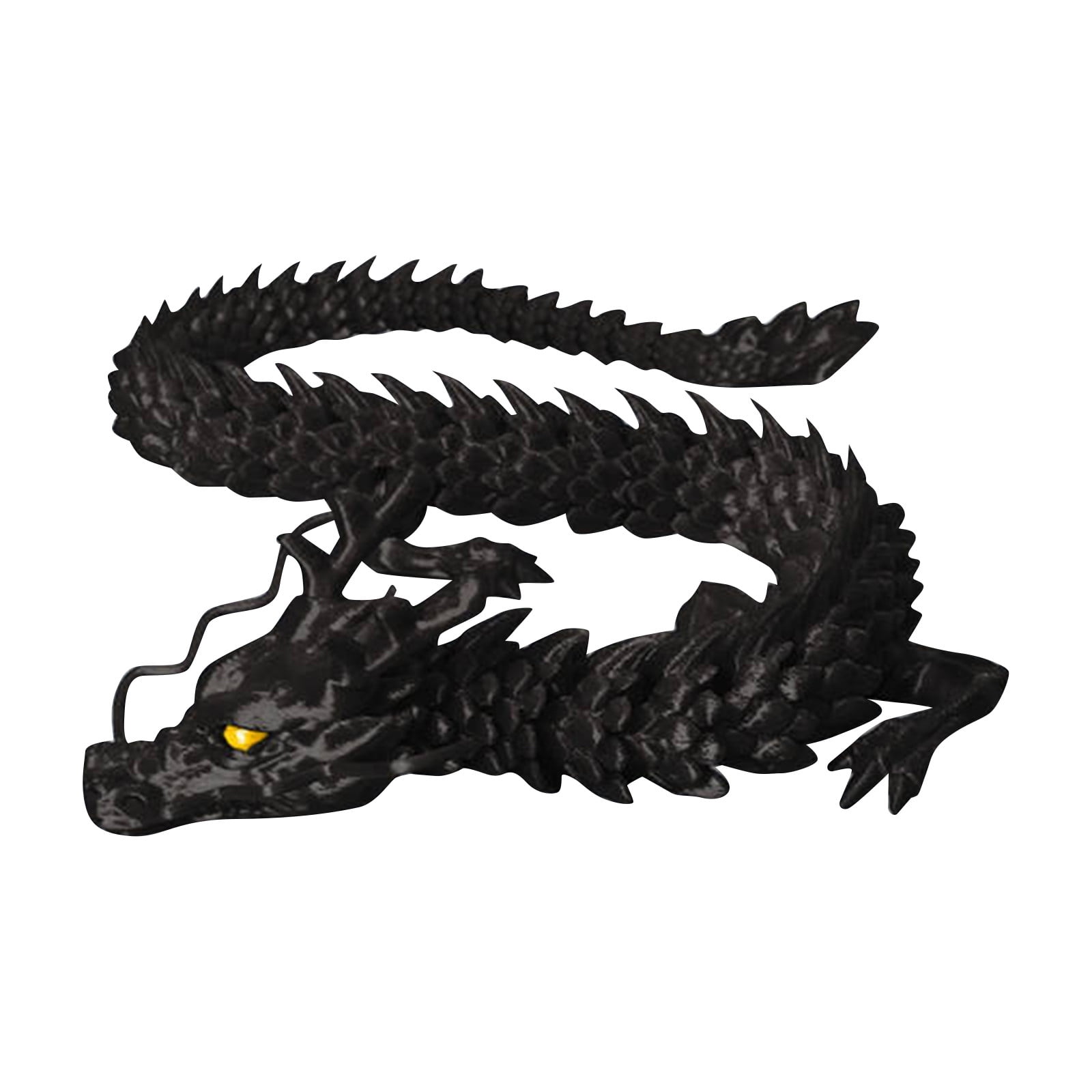GuFamilya 3D Printed Movable Dragon Toy, Dragon With Movable Joints, 3D ...