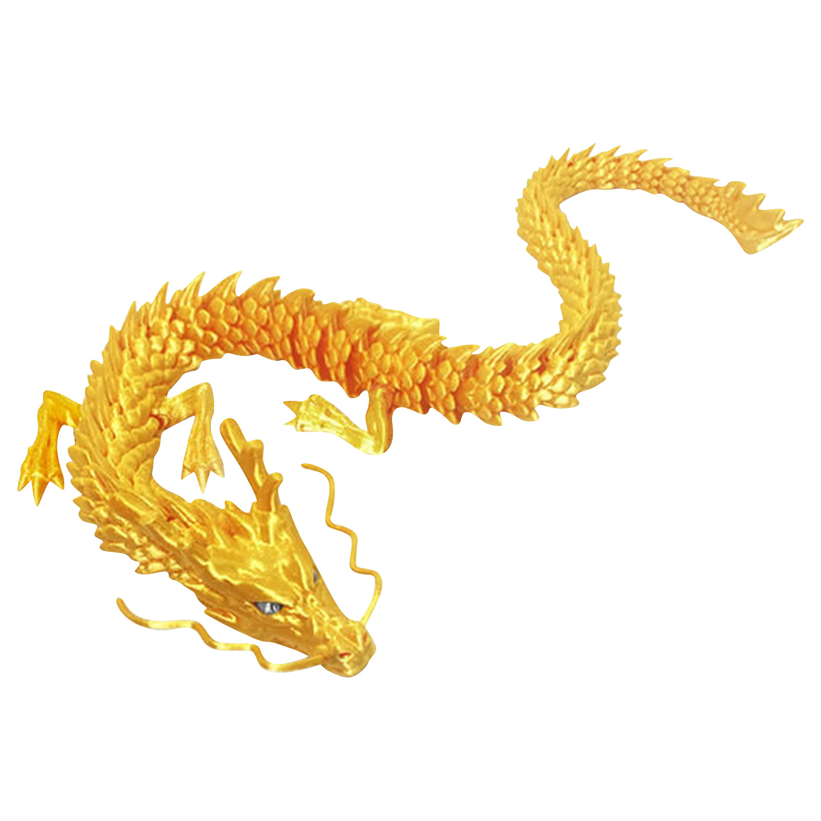 GuFamilya 3D Printed Movable Dragon Toy, Dragon With Movable Joints, 3D ...