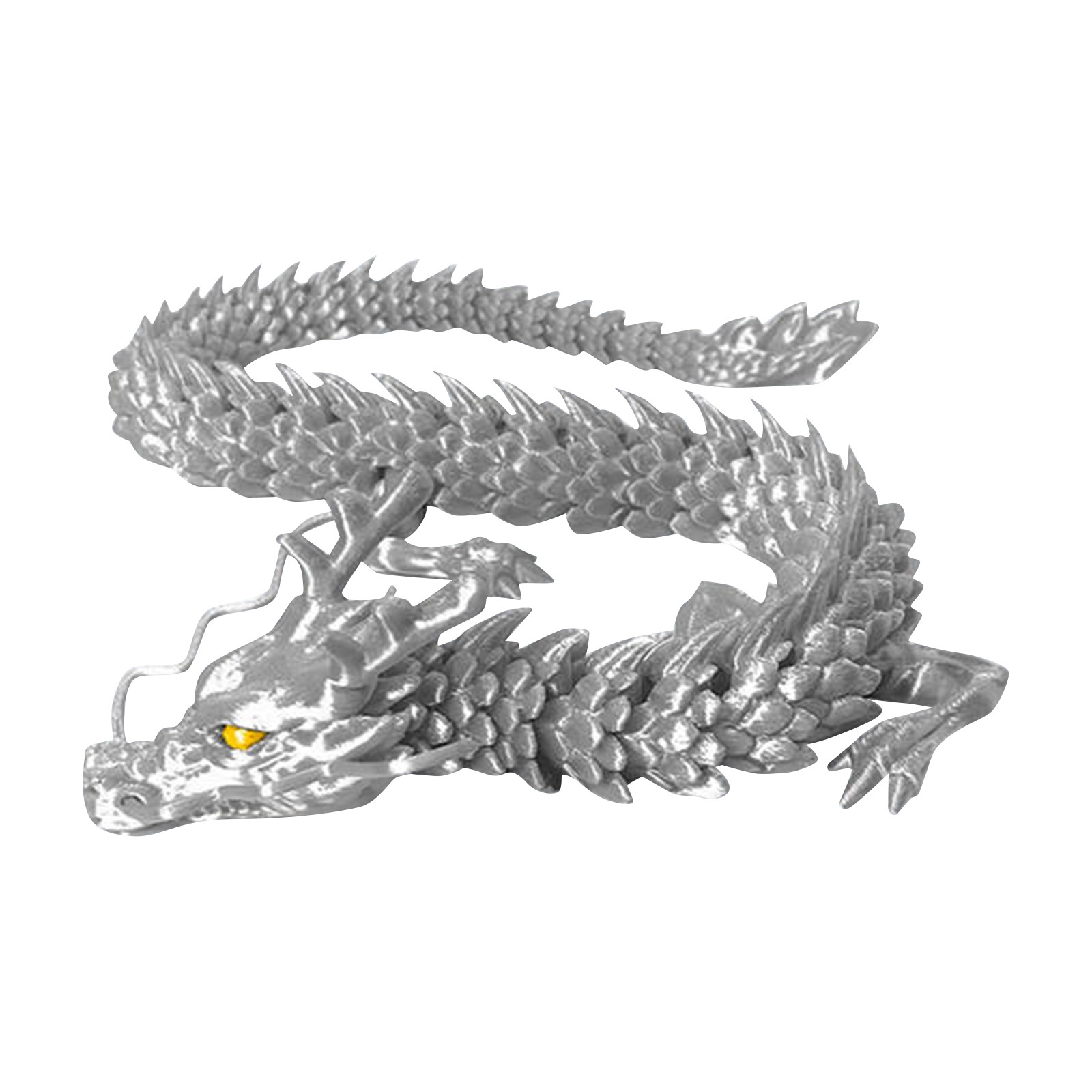 GuFamilya 3D Printed Movable Dragon Toy, Dragon With Movable Joints, 3D ...