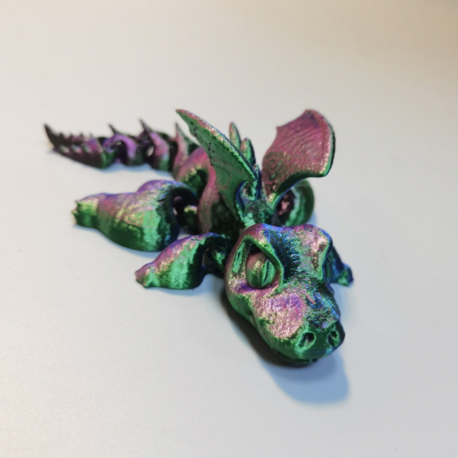 GuFamilya 3D Printed Movable Toy,3D Printed Dragon Fidget Toy Home ...
