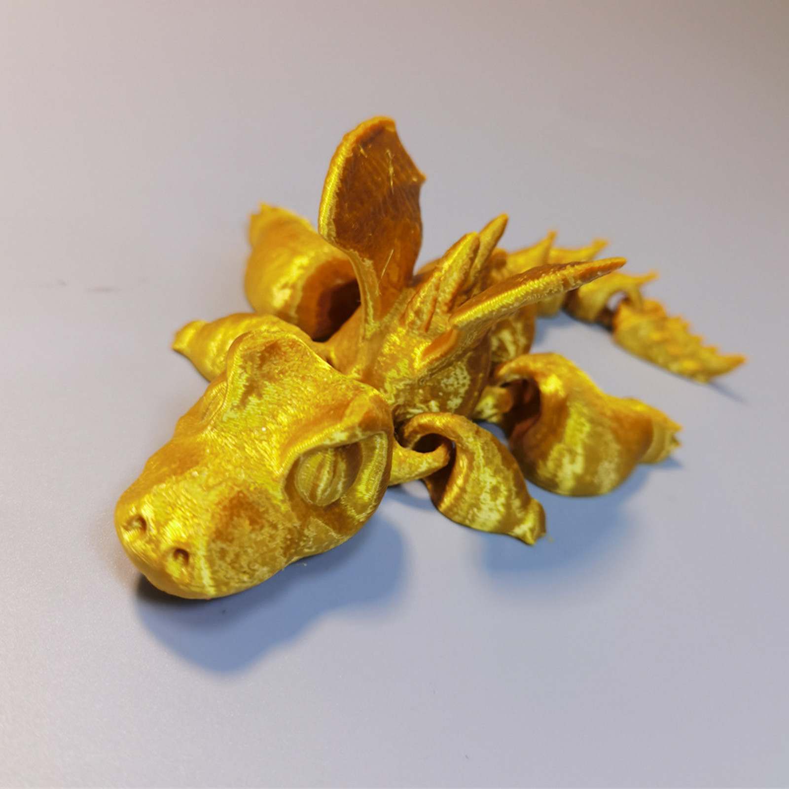 GuFamilya 3D Printed Movable Toy,3D Printed Dragon Fidget Toy Home ...