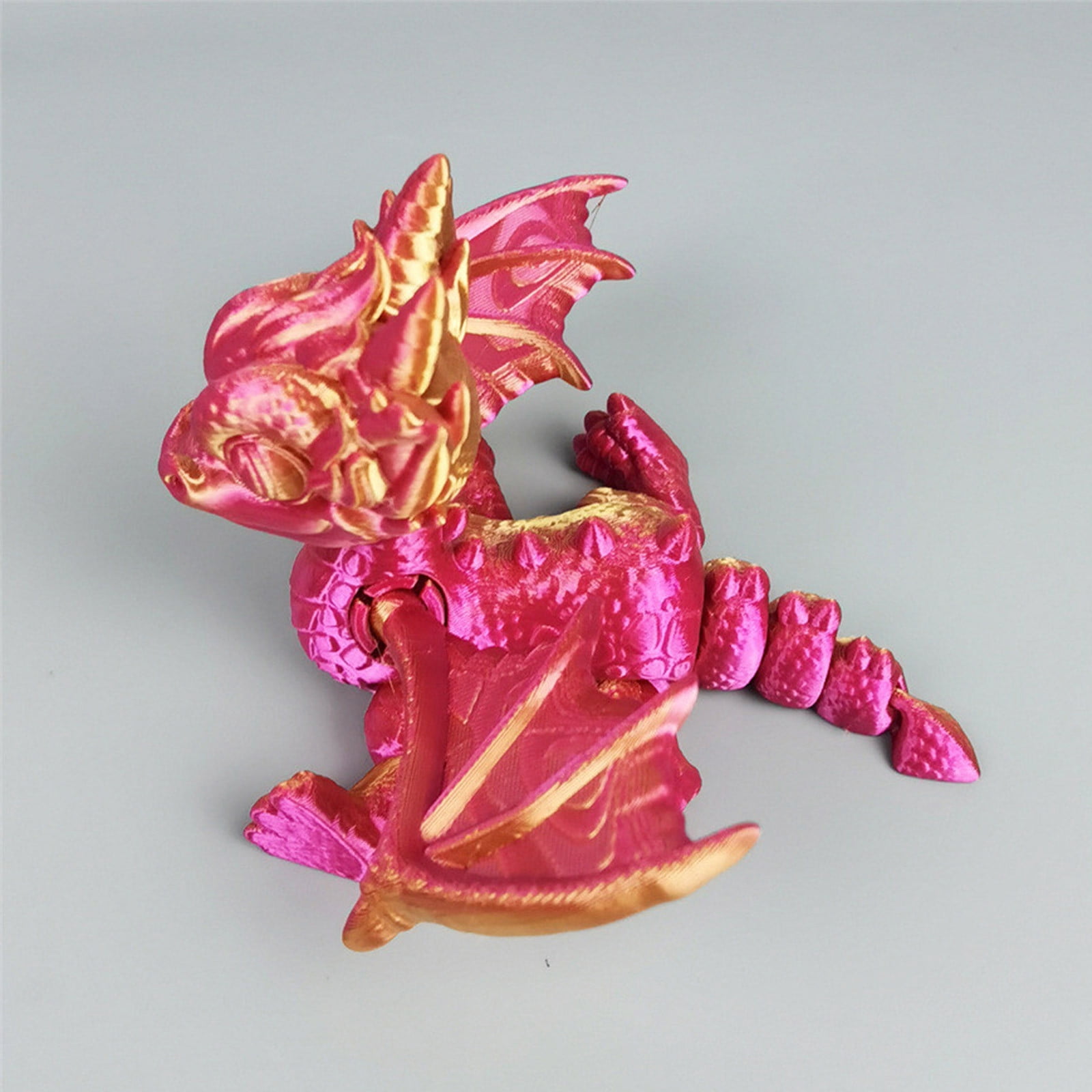 GuFamilya 3D Printed Movable Winged Dragon Toy,3D Printed Bulk Unique ...