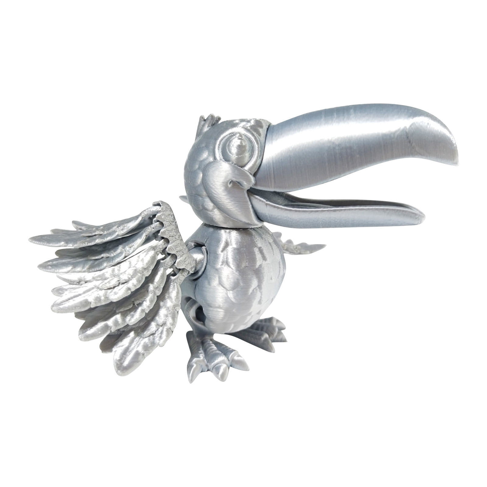 GuFamilya 3D Printed Parrot, Cute Giant Beak Parrot Toy, 3D Cute Parrot ...
