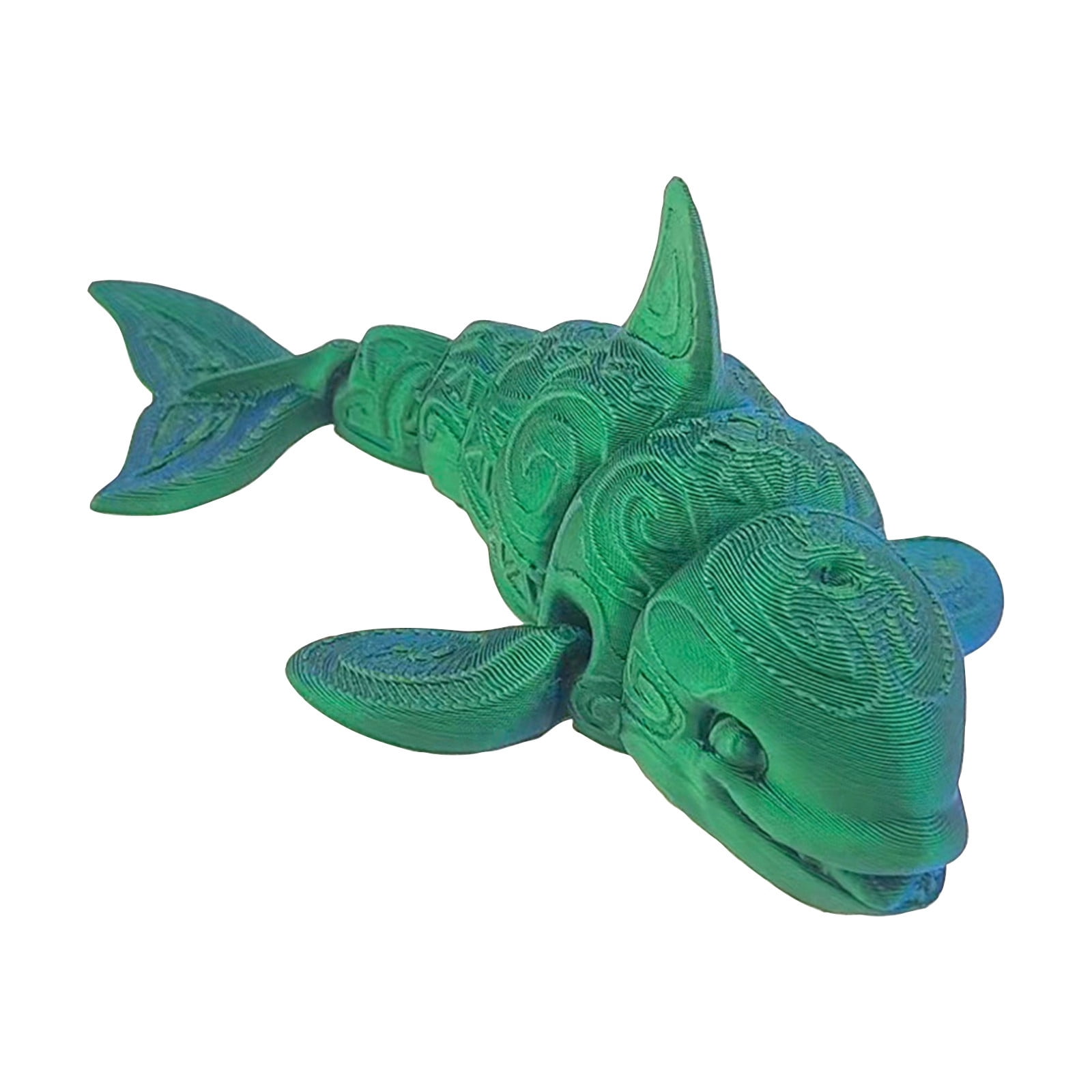 GuFamilya 3D Printed Whale Toy, Foldable 3D Printed Whale Toy, Flexible ...