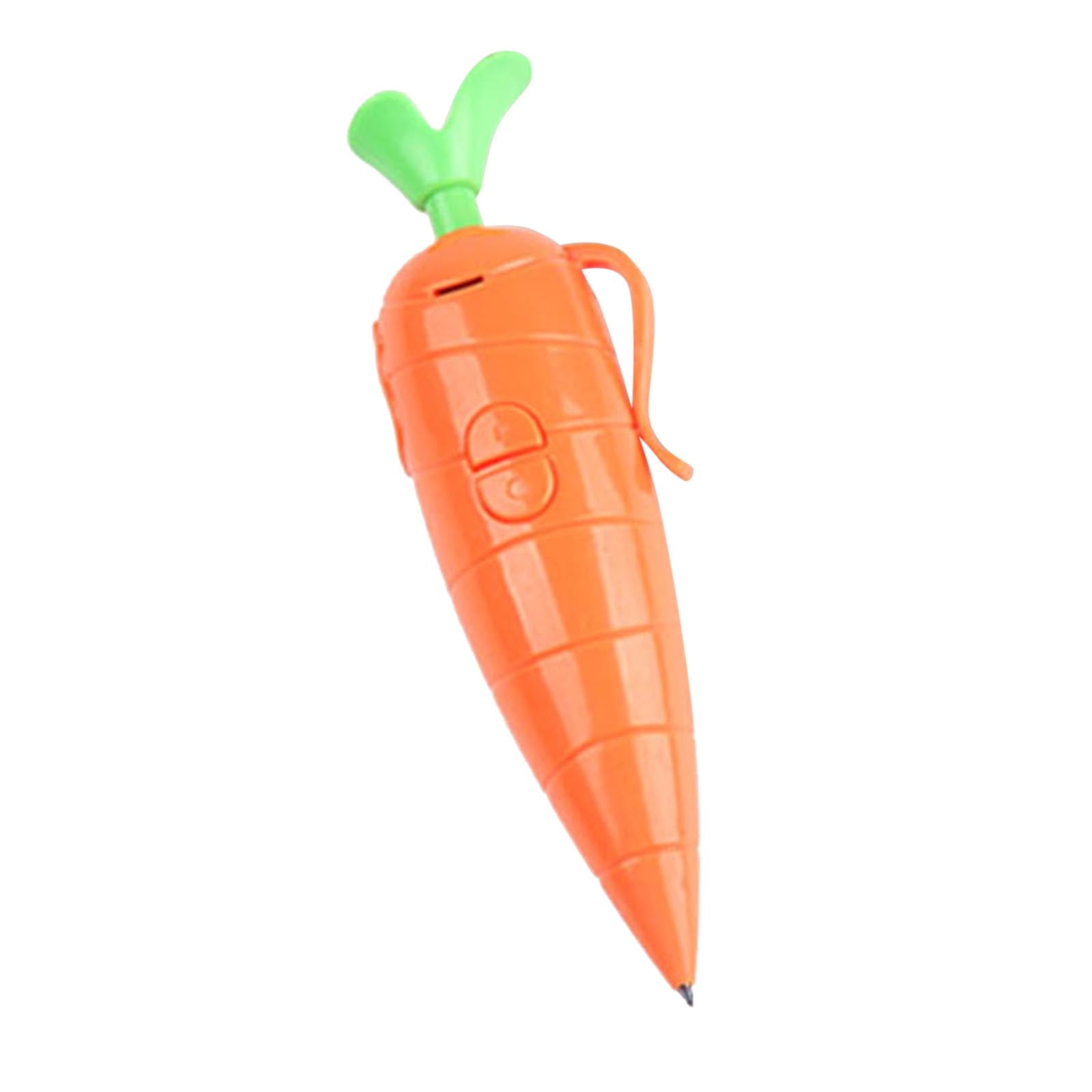 GuLuBin Bulk Click Pens Kids Carrot Recorder Pen Toy Also As Cute ...