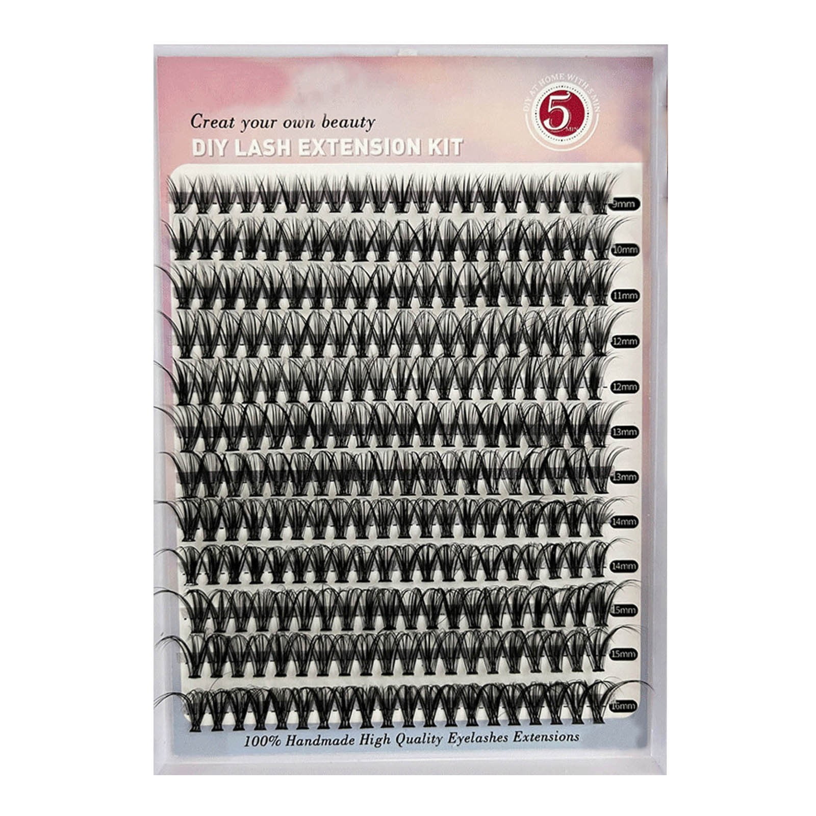 GuLuBin Eyelash Individual Lashes DIY Lash Extension Kit Mix Lash Lift ...