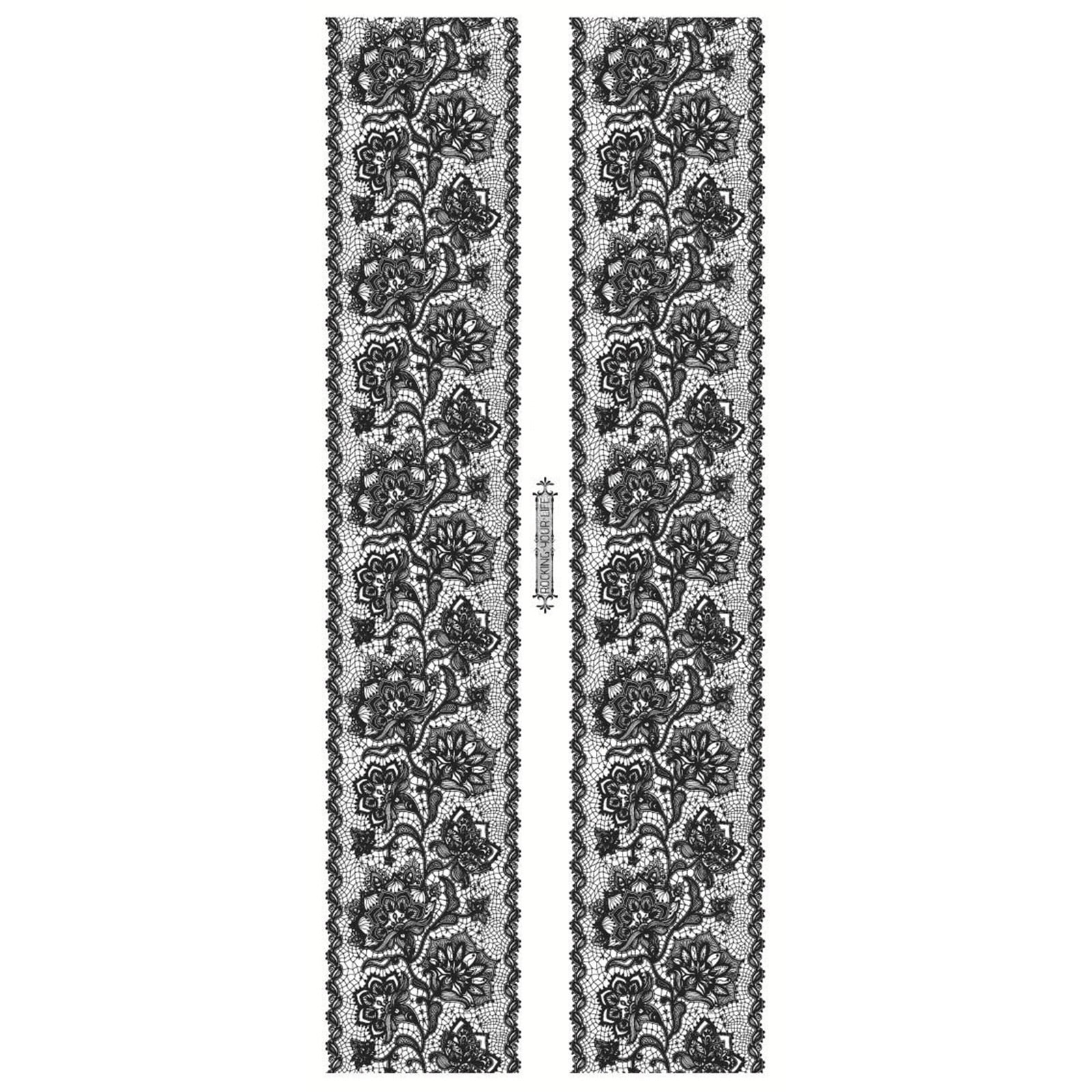 GuLuBin Face Women S Lace Temporary Tattoo Thigh Tattoo Art Stickers ...