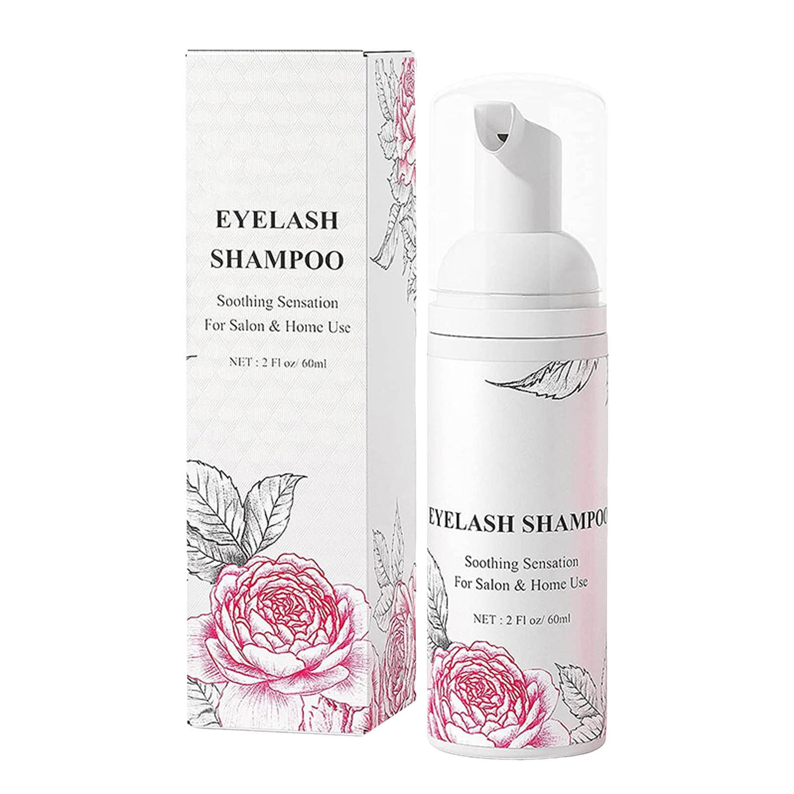 GuLuBin Facial Scar Remover Eyelash Extension Cleanser with Eyelash Fan ...