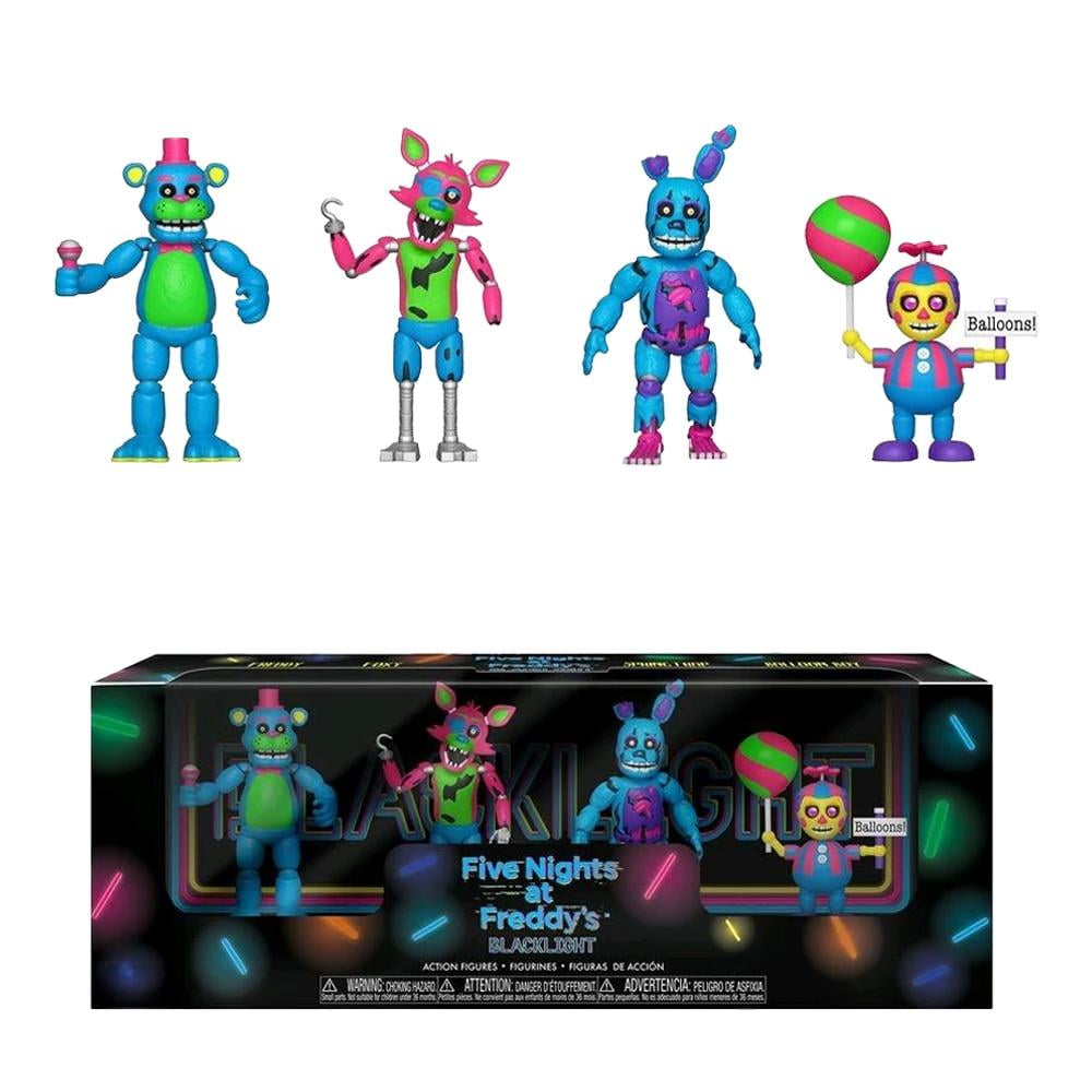 GuPaPa Five Nights At Freddys Blacklight Series II Action Figures Sets ...