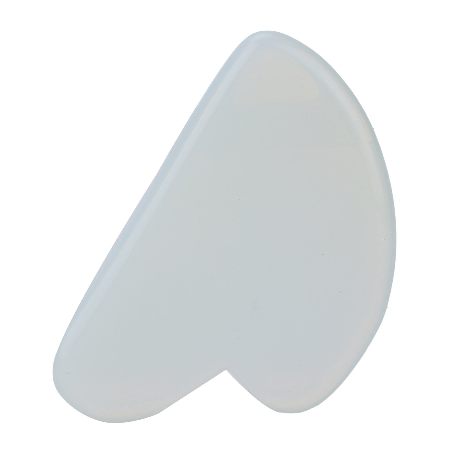Gua Sha Board White Opal Stone Heart Shape Scraping Massage Tool for ...