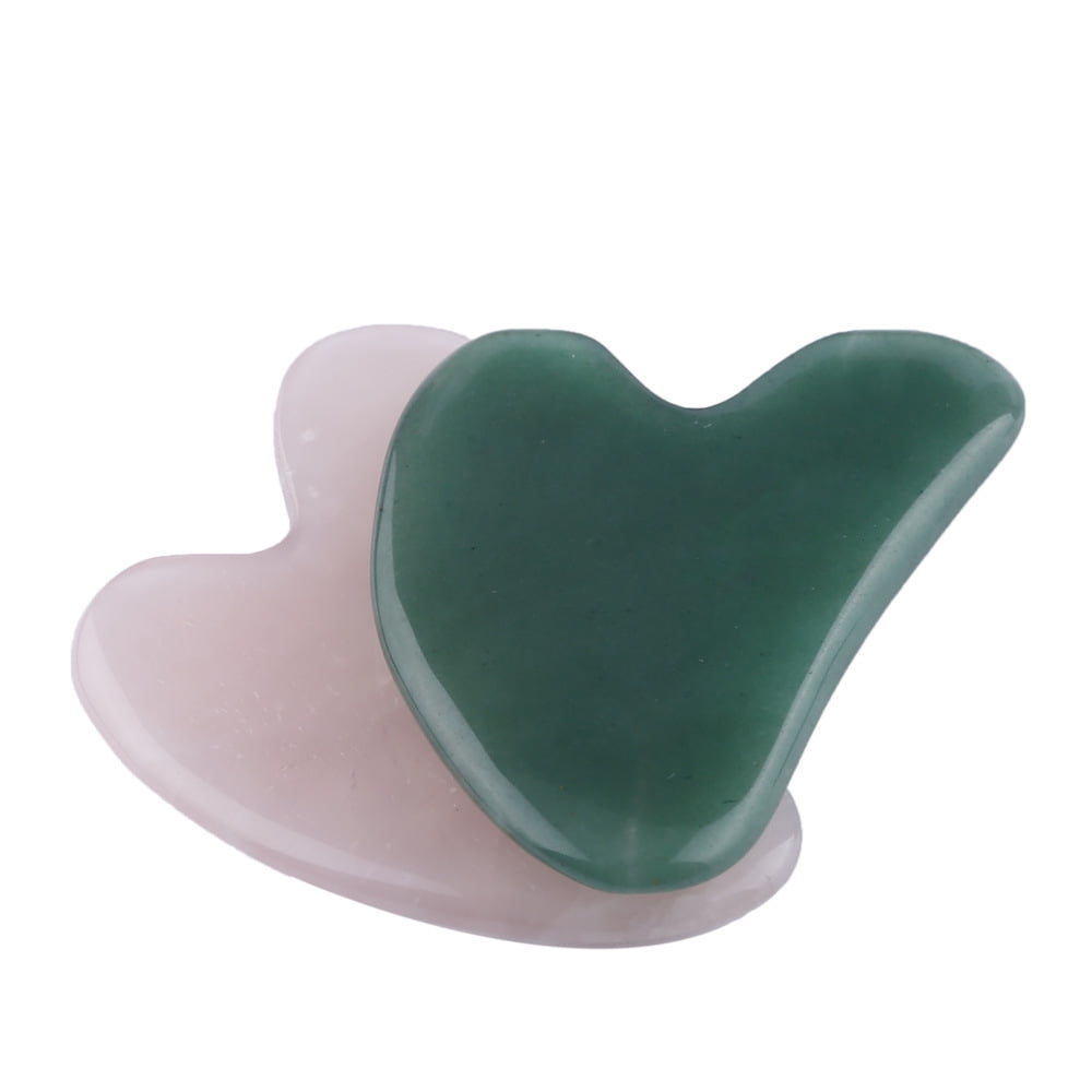 Gua Sha Facial Tool, Natural Jade Stone Guasha Board for SPA ...