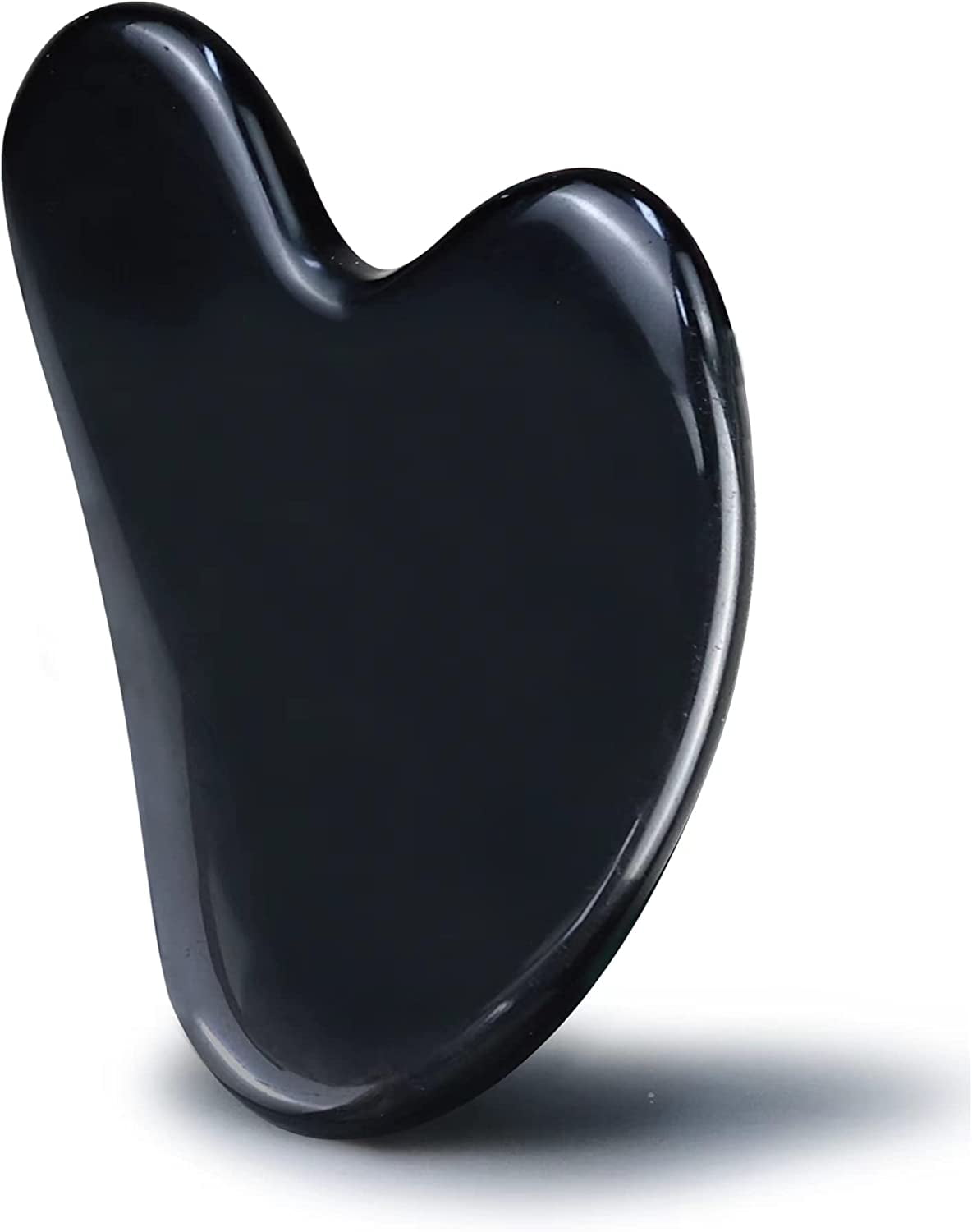 Gua Sha, GuaSha Facial Tools, Black Obsidian, Natural Stone Massage ...