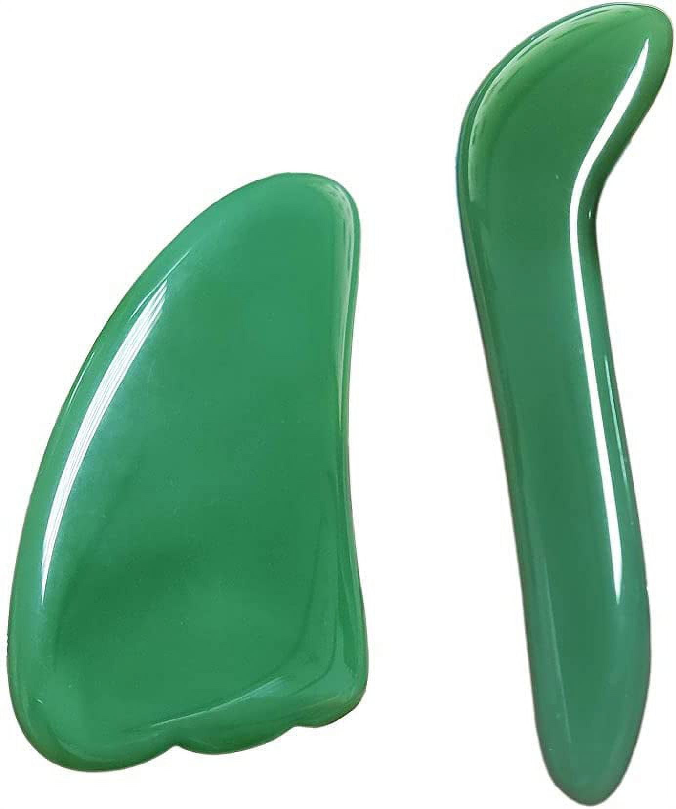Gua Sha Massage Tool, Guasha Scraping Facial Tools, Natural Jade Stone ...