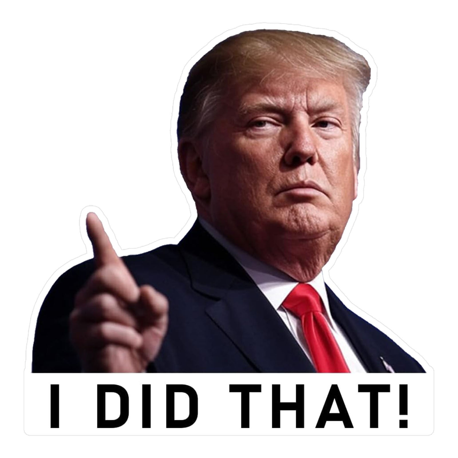 GuaLeg 10/50/100pcs I Did That Stickers 2x2 Pump Sticker Store Tariff ...