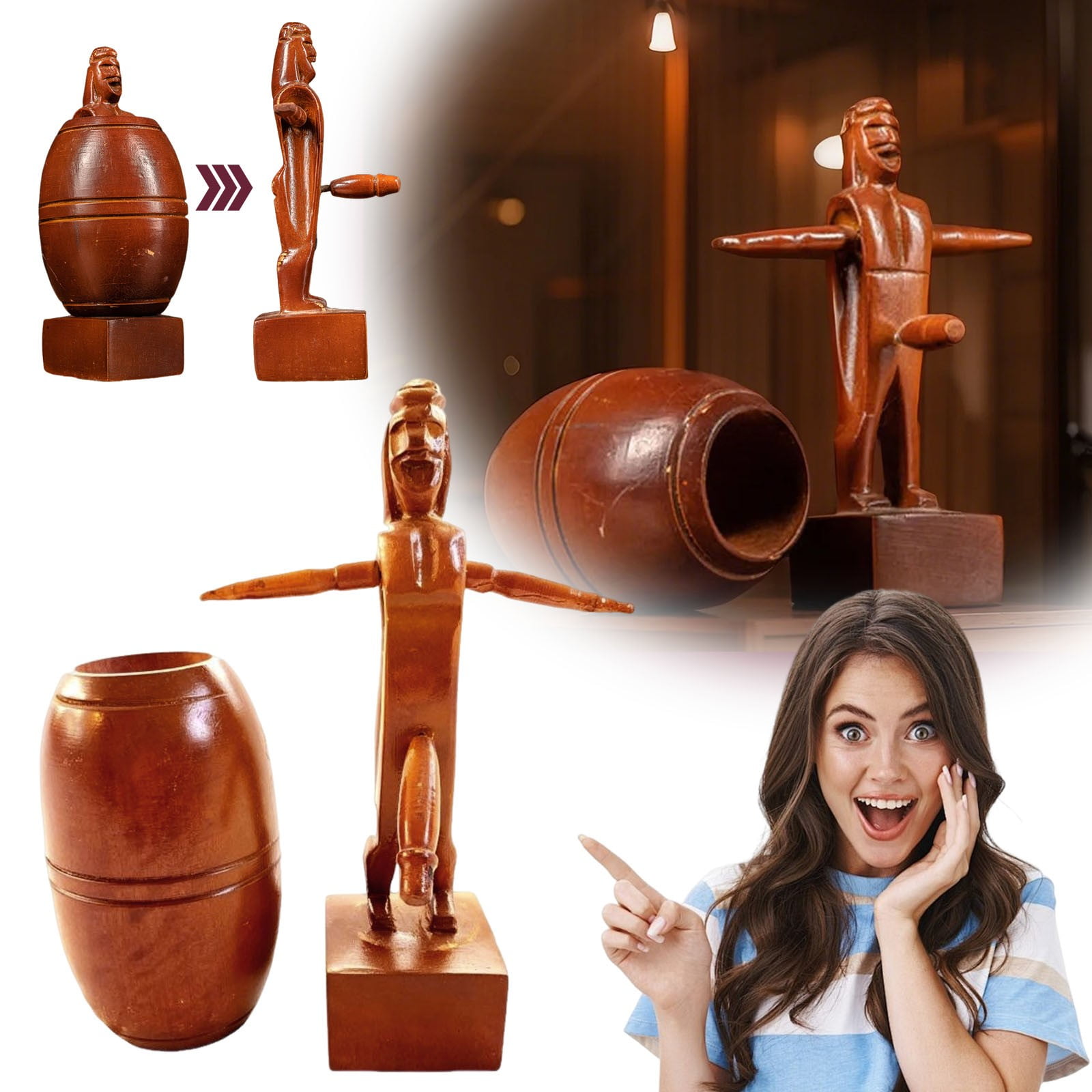 GuaLeg Barrel Man Novelty Statue.Baguio City's Barrel Man: Unveiling ...