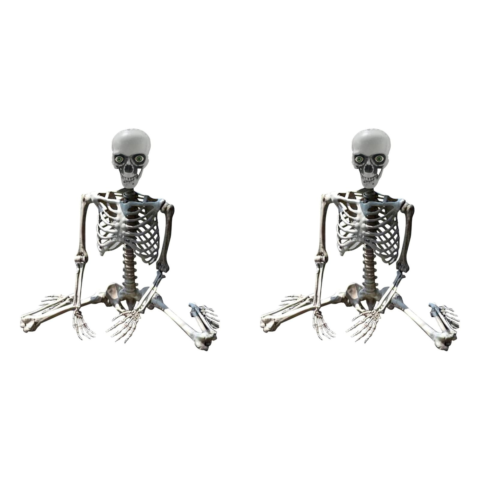GuaLeg Halloween Skeleton Prop Deco Halloween Skeleton Life Size Full ...