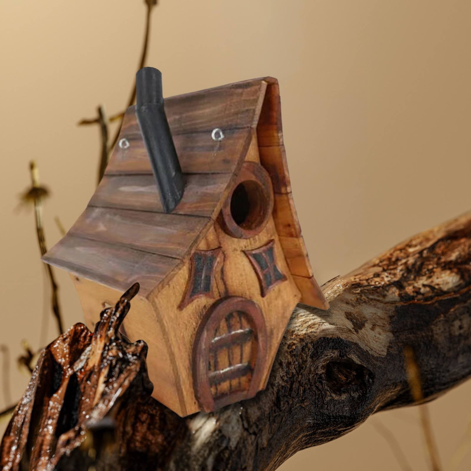 GuaLeg Handmade Bird House – Rustic Whimsical Style Birdhouse Birdhouse ...