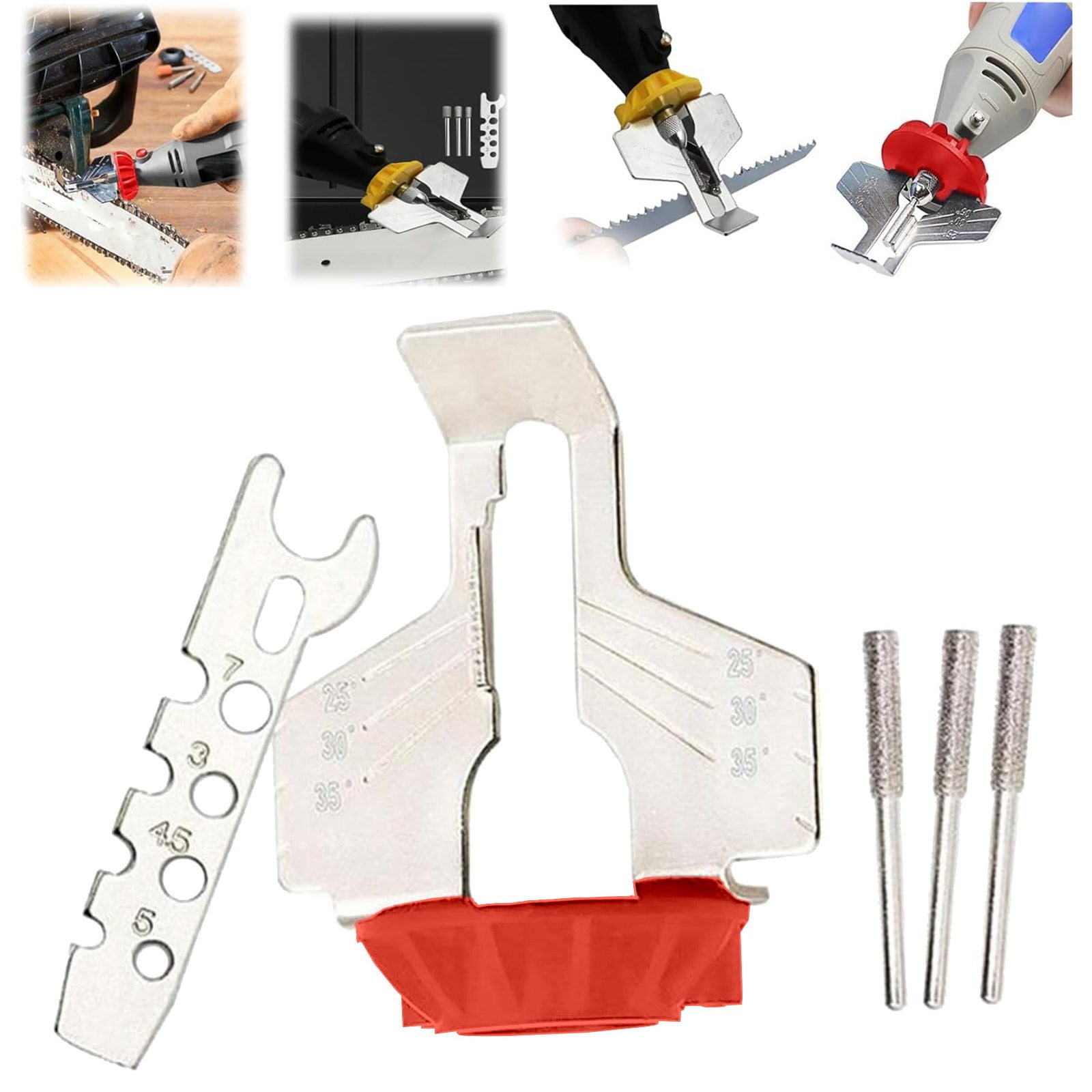 GuaLeg Sharpener Special Grinding Tool Portable Sharpening Kit Chain ...