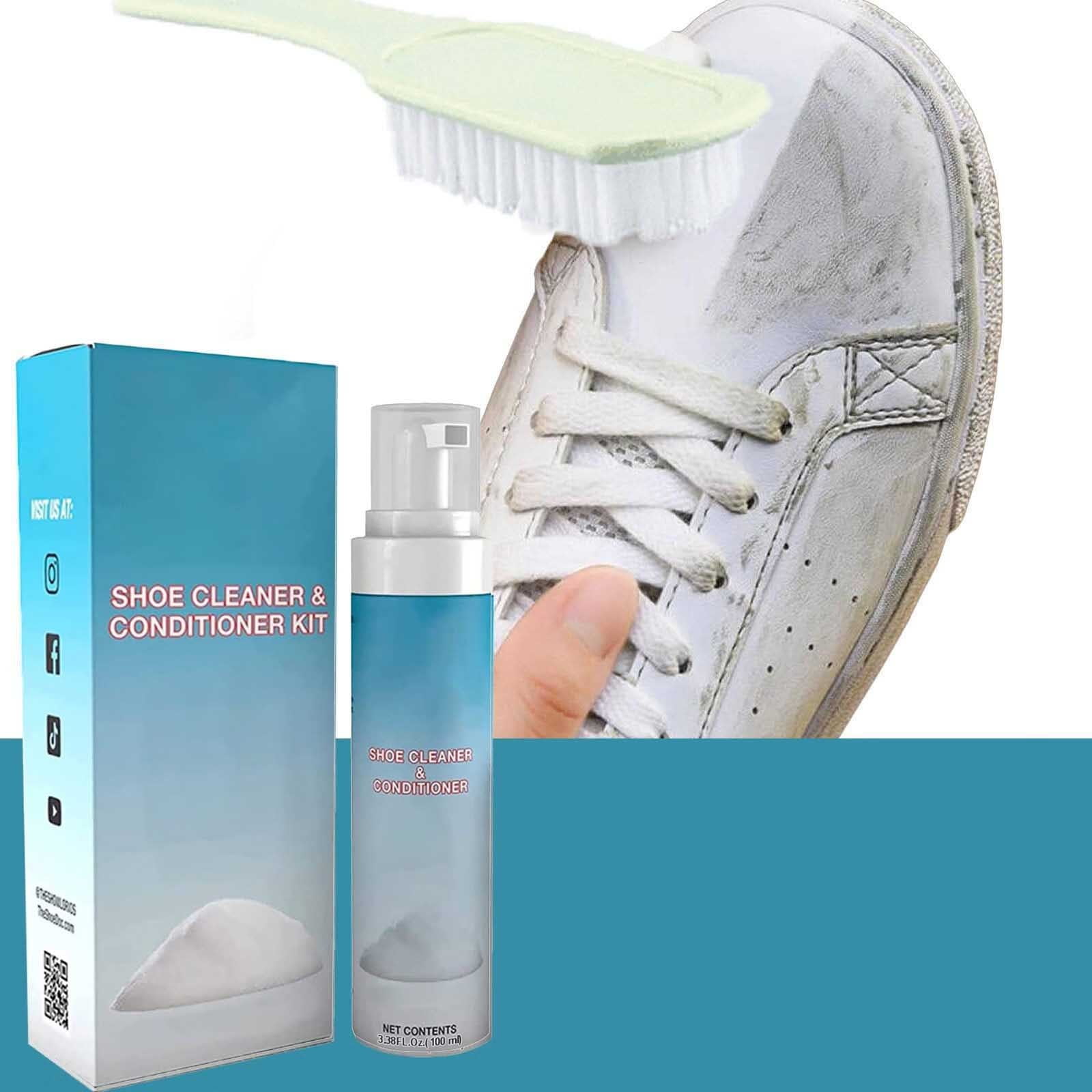 GuaLeg Shoe Cleaner Shoe Cleaner Conditioner Kit Delicate And Rich Foam Easy To Operate ...