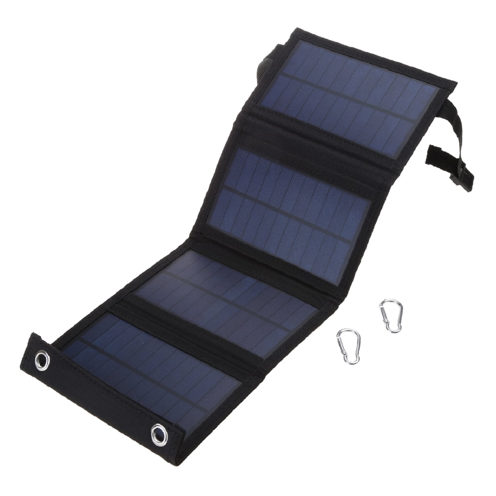 Guaber 100W USB Foldable Solar Panel Portable Flexible Small Waterproof ...