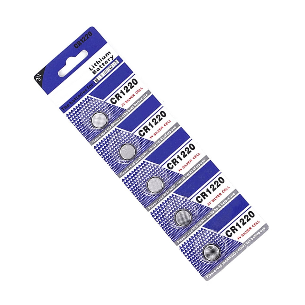 Guaber Battery,5/10pcs CR1220 Button Cell Battery Coin Battery Coin ...