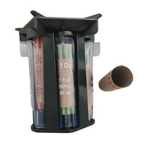 Coin Counter Coin Sorter Tube, 5-In-1 Change Sorter Coin Organizer ...