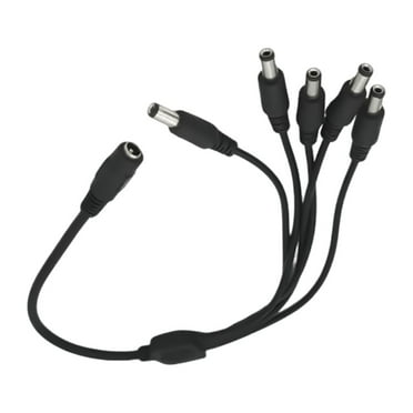 12V DC Power Connector 5.5mm x 2.1mm, Guy-Tech (10 x Male + 10 x Female) Power Jack Adapter for ...