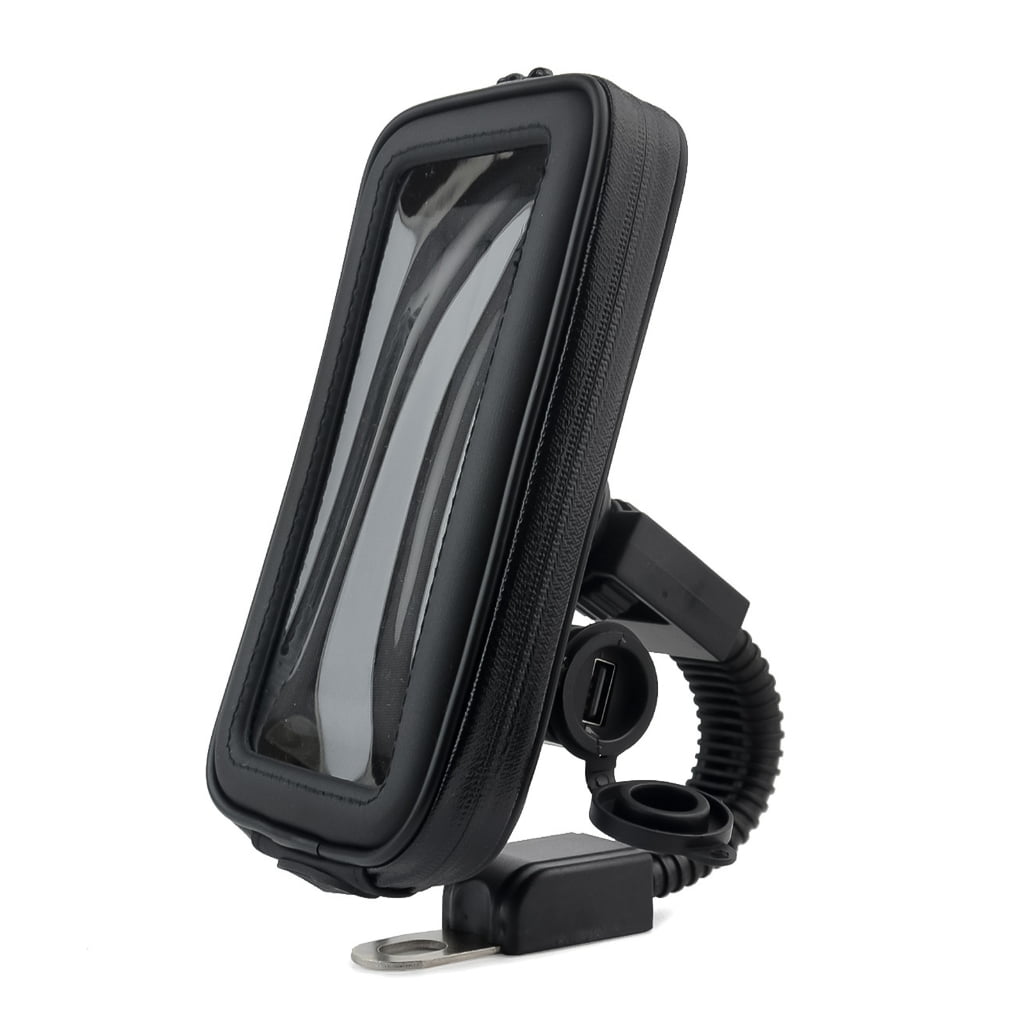 Guaber Handlebar Holder with USB Port for 4.7-6.5" Phone Motorbike ...