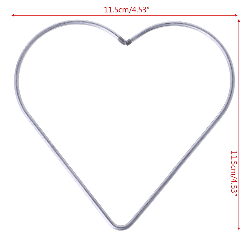 Guaber Heart Metal Craft Hoop - Walmart.com