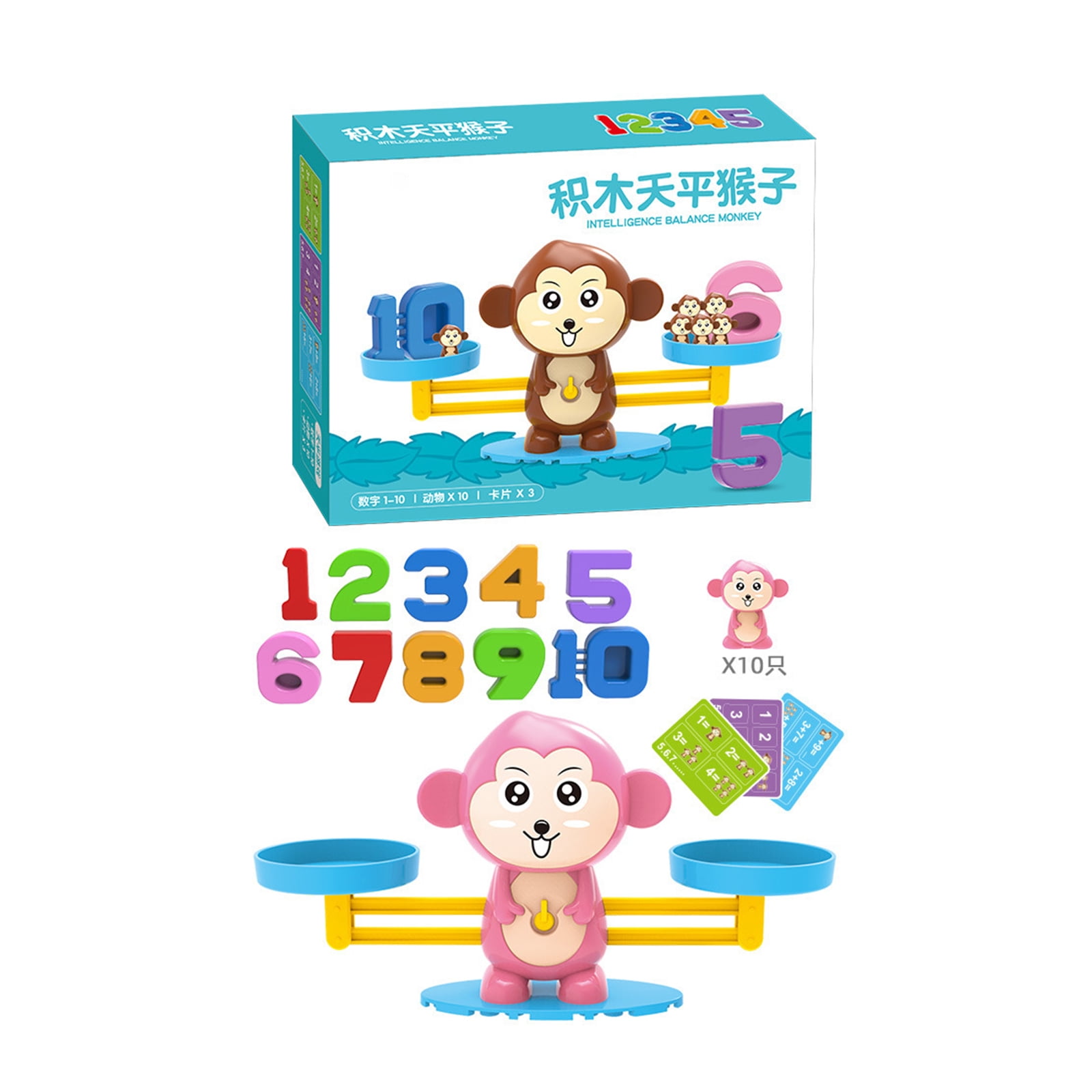 Guaber Kids Math Game Relieve Boredom Scale Number Board Game Digtal ...