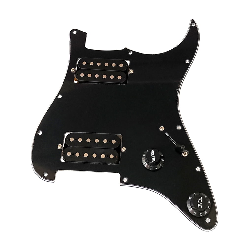 Guaber PVC Electric Guitar Board Pickguard Pickups with Pickup Loaded ...
