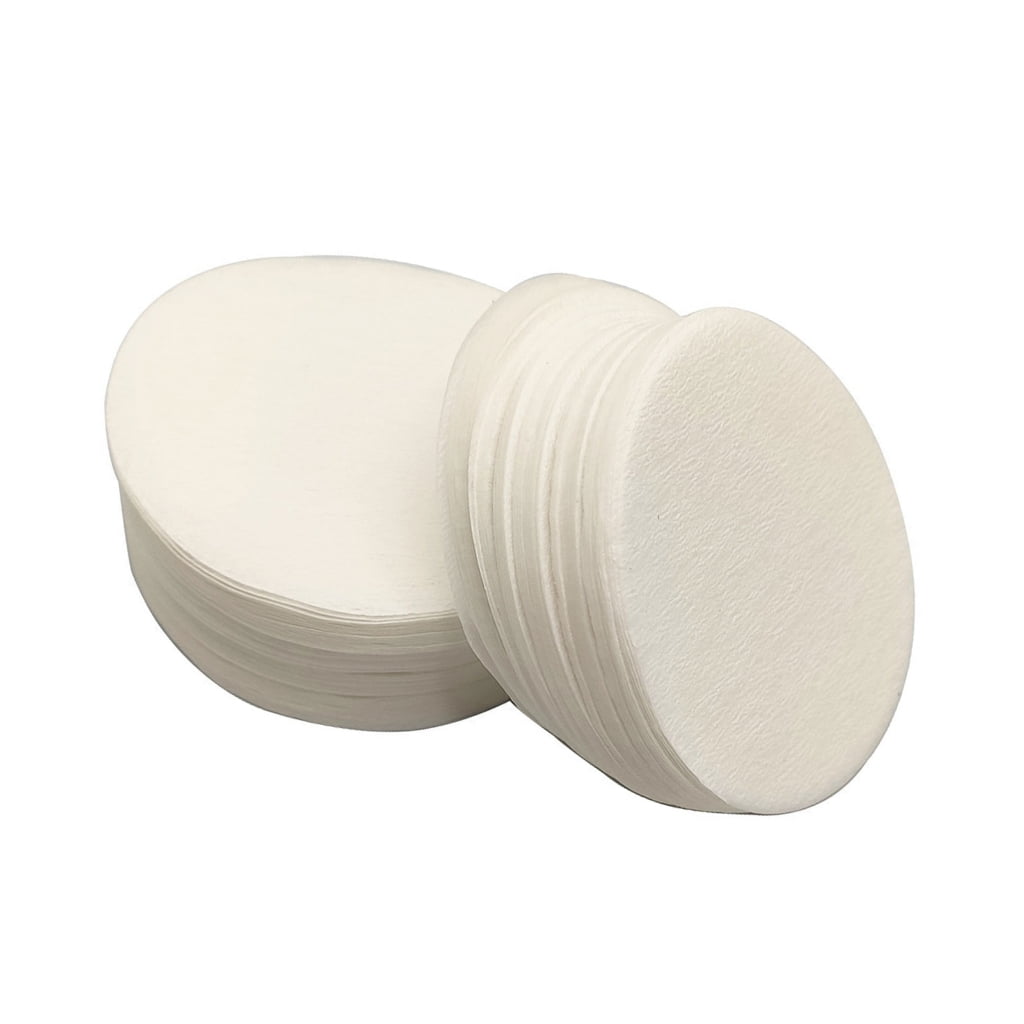 Guaber Pack of 100 Throwaway Coffee Round Natural Paper Coffee ...