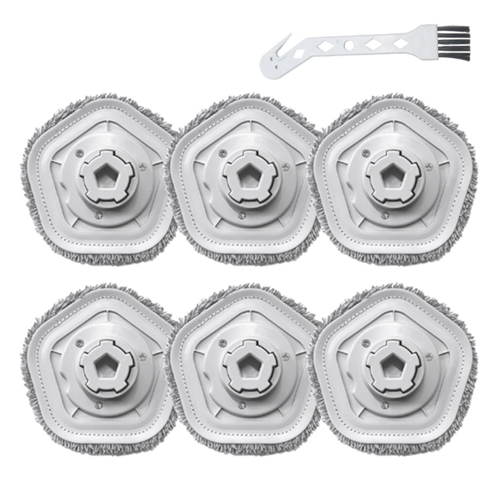 Guaber Replacement Cloth Mop Wipes Rag Mop Heads Pad Sweeping Robot ...